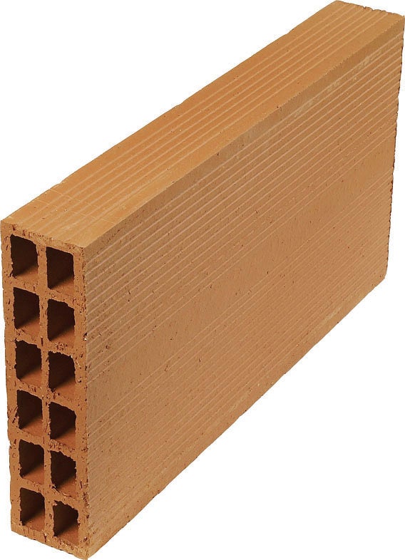 Brique terre cuite P.25 x H.57 x Ep.8 cm-BIO'BRIC | Leroy Merlin