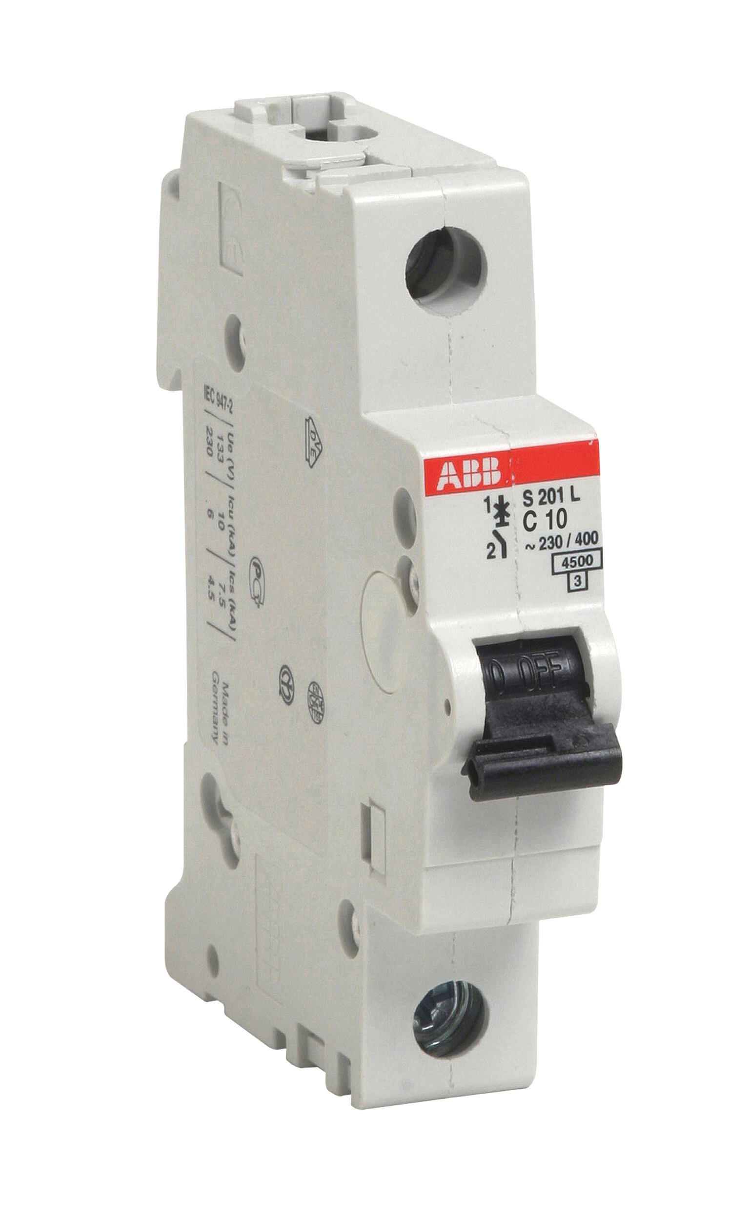 Disjoncteur unipolaire ABB 10 A | Leroy Merlin