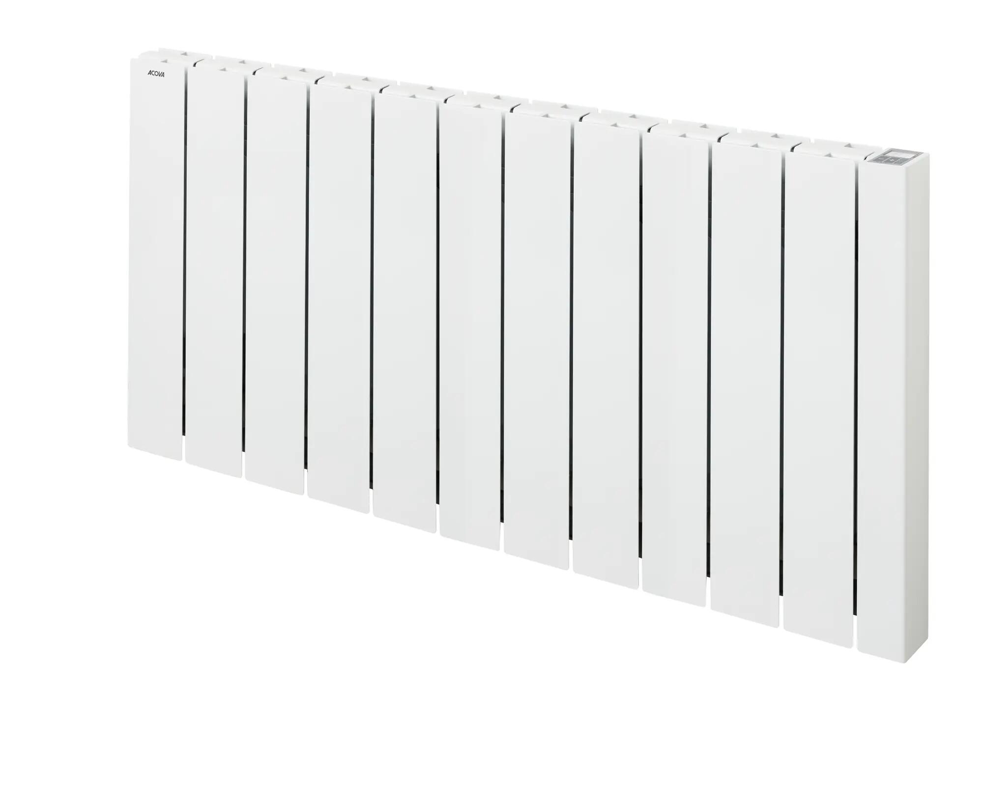 Radiateur électrique à inertie fluide 2000 W ACOVA Alcantara horizontal ...