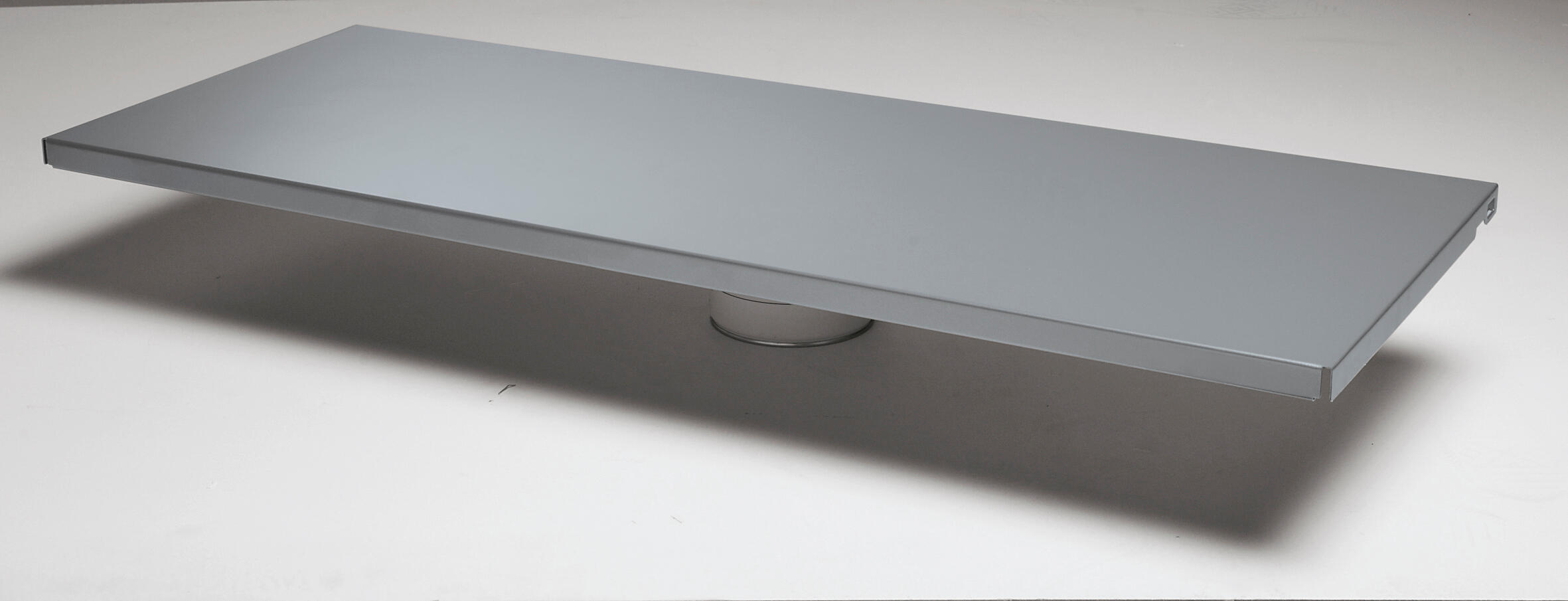 Lot de 2 tablettes pleines Acier l.80 x P.30 x Ep.2 cm | Leroy Merlin