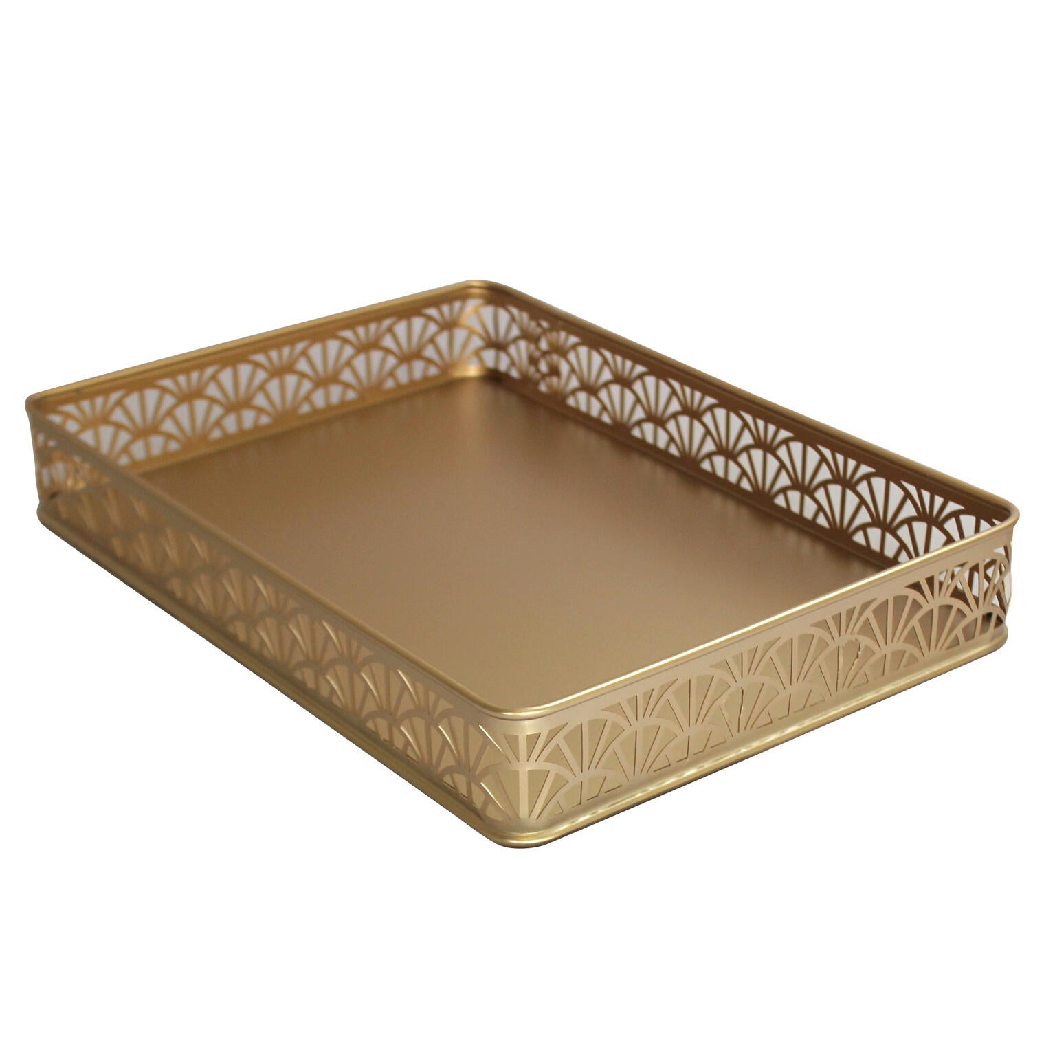 Panier BOX & BEYOND acier doré H.5 x l.23 x P.33 cm | Leroy Merlin