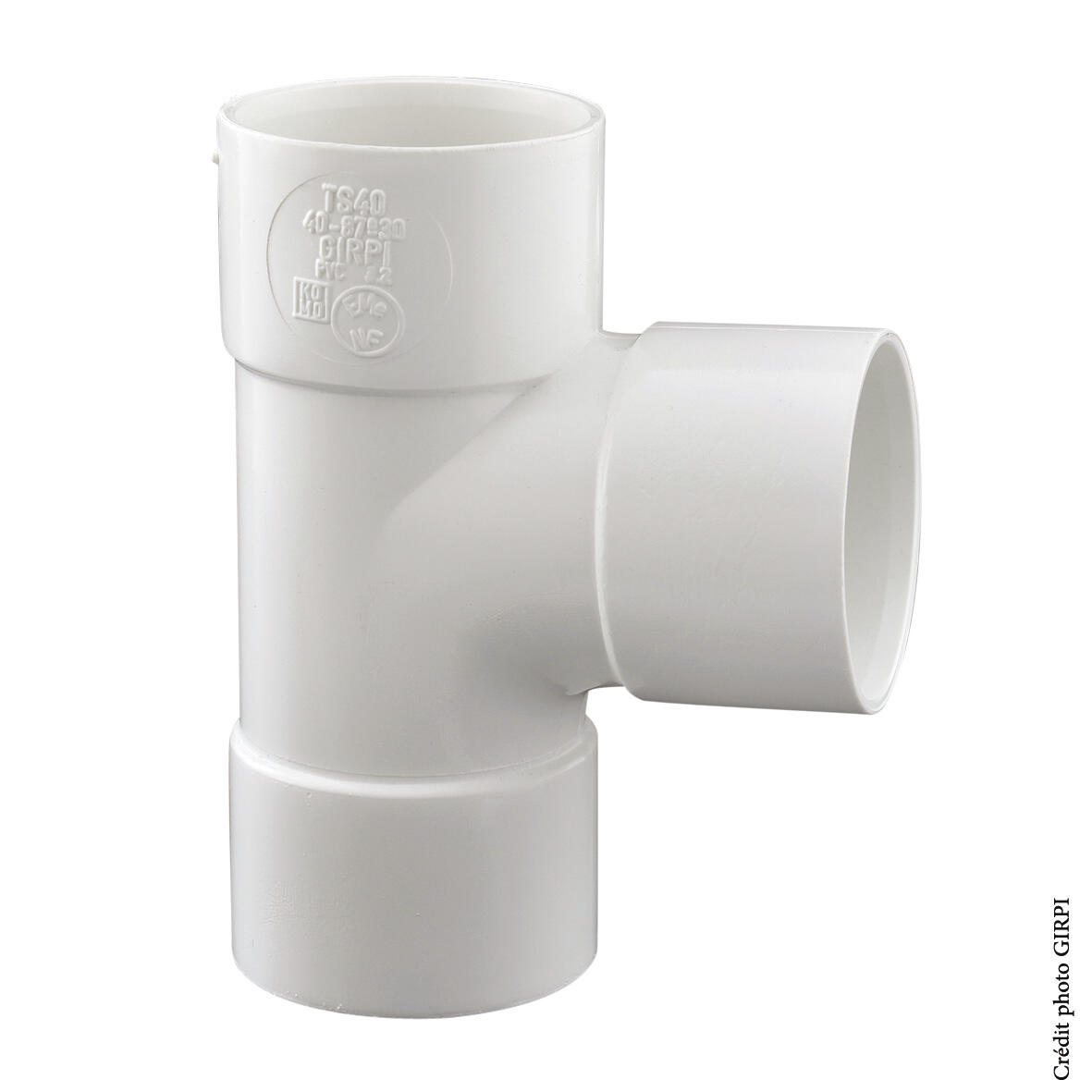 Té 87.30° pvc femelle / femelle 87°, d.40 | Leroy Merlin