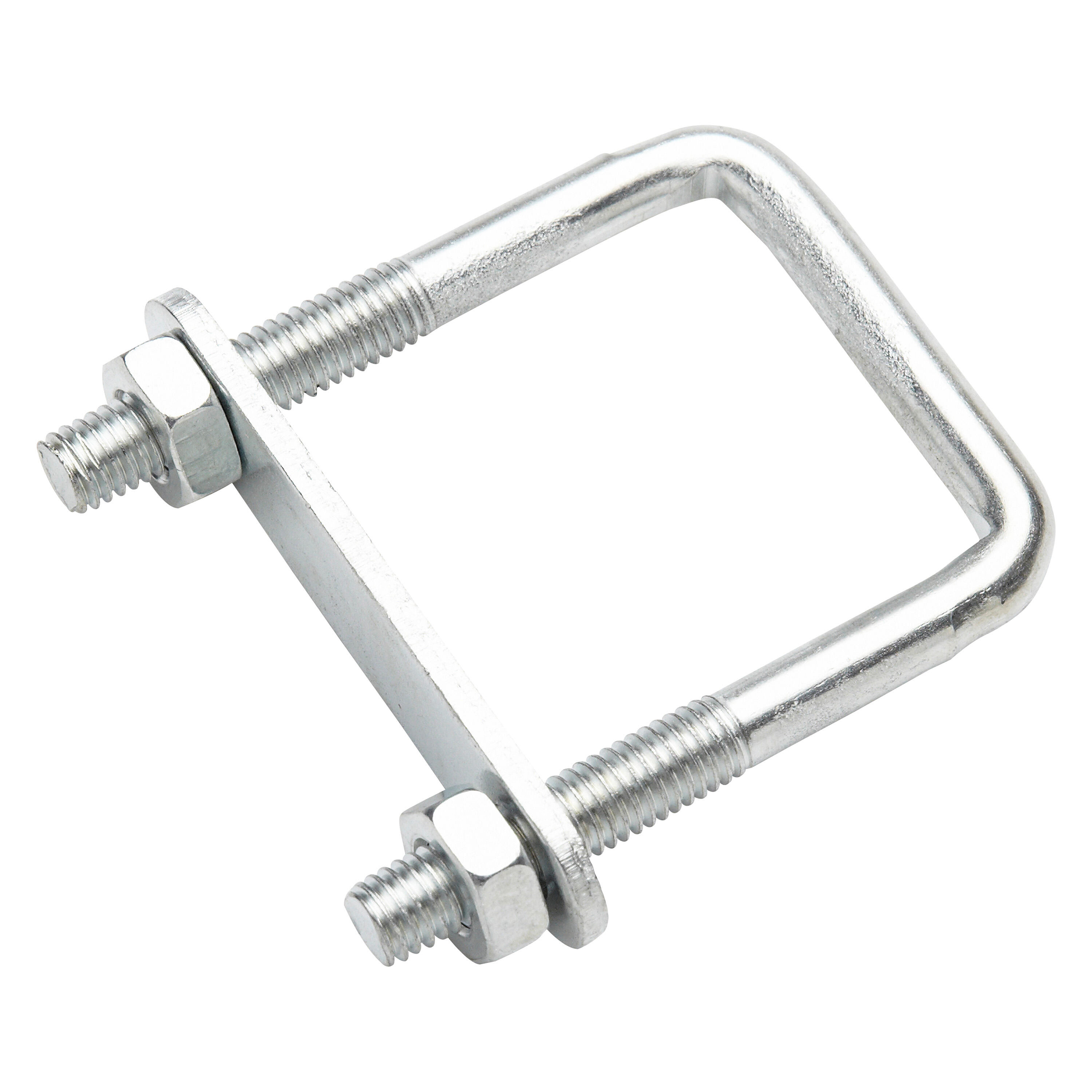 Bride carrée acier STANDERS, L.43 x H.70 x Ø8 mm | Leroy Merlin