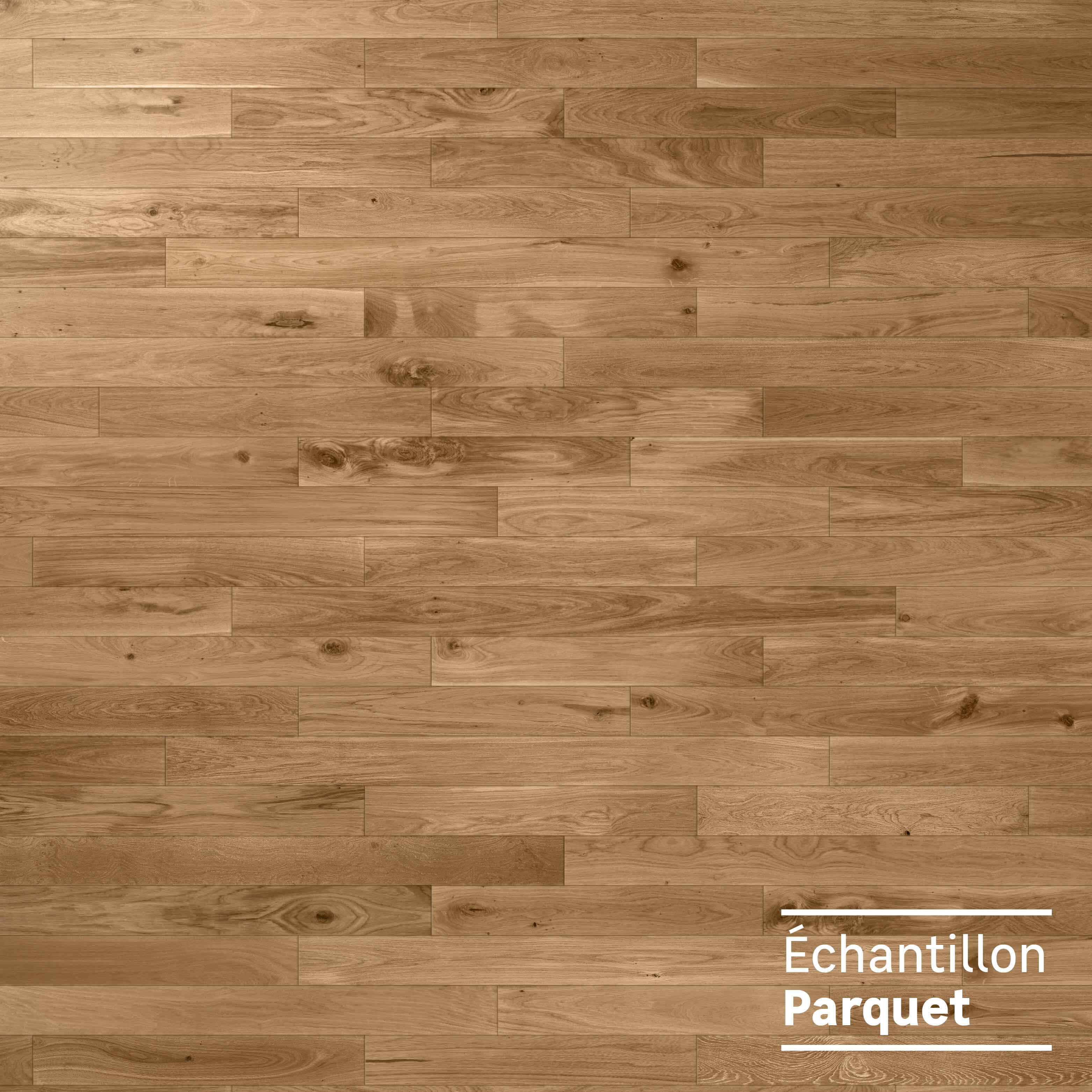 Echantillon parquet bois massif chêne naturel vitrifié s | Leroy Merlin