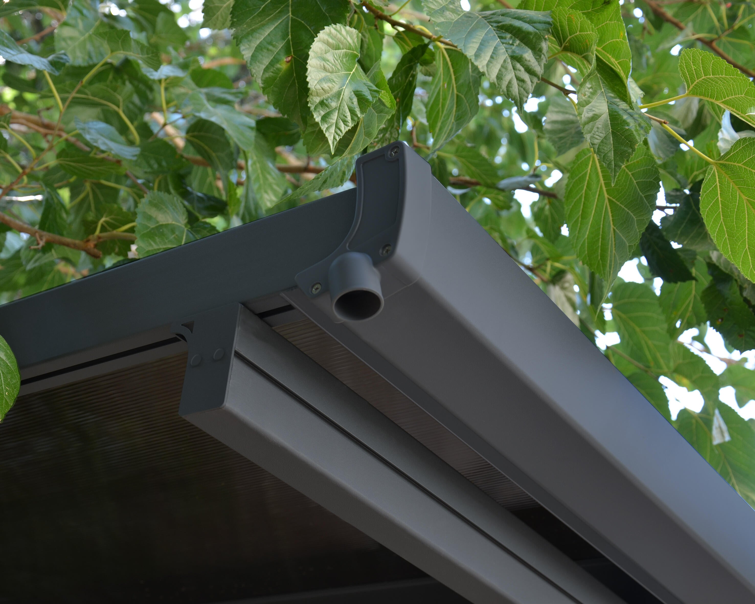 Carport Verona toit plat PALRAM 504 x 299 cm | Leroy Merlin