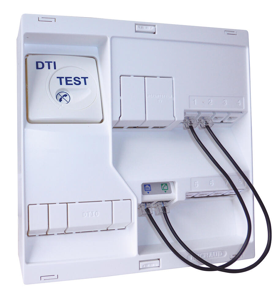 Coffret de communication Grade 1, DTI 8 connecteurs RJ45 MICHAUD ...