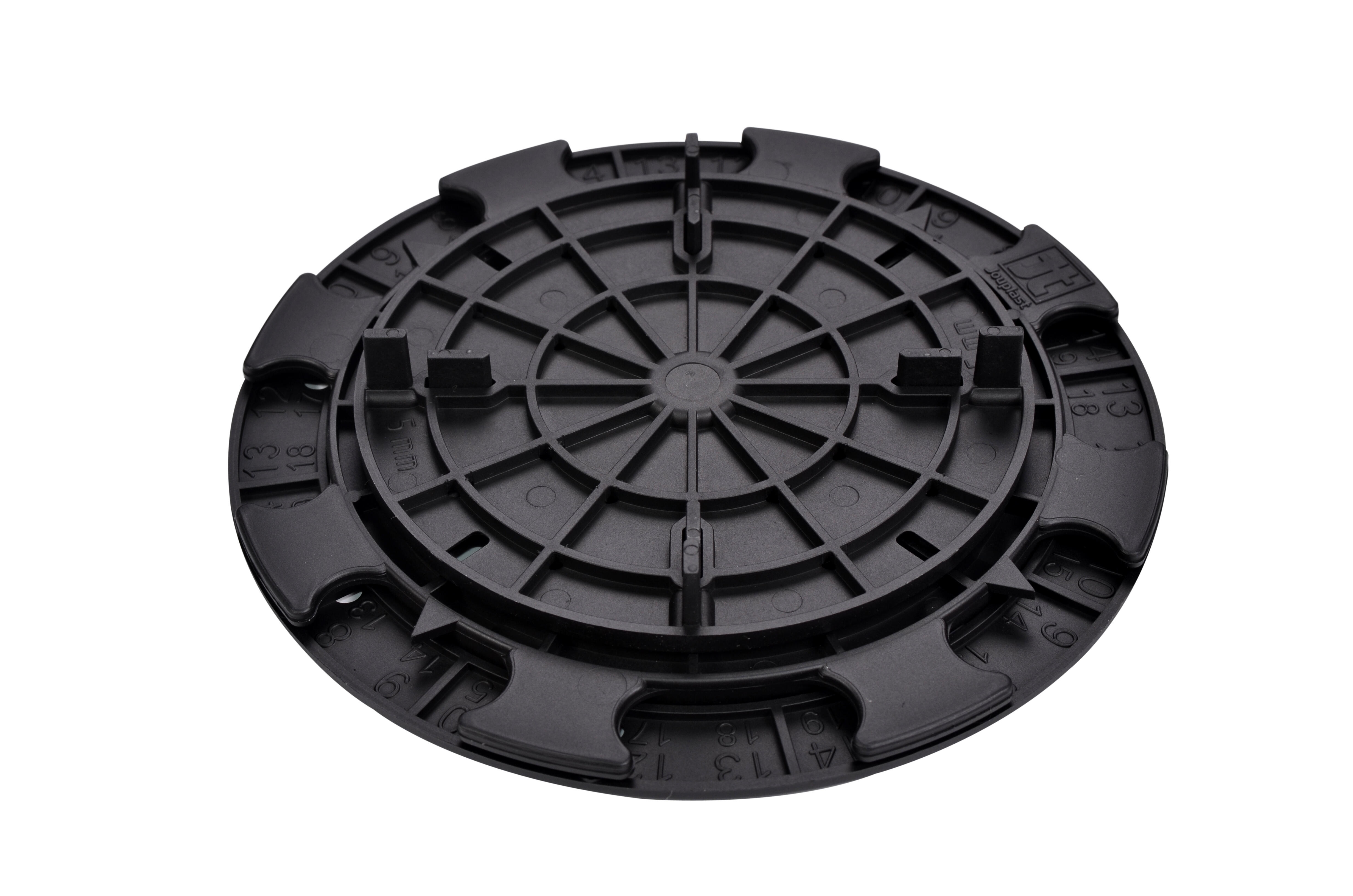 Lot de 20 plots pour dalle 100% recyclés, H.8 à 20 mm | Leroy Merlin