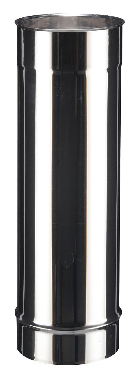 Tuyau inox de raccordement POUJOULAT, diam. 100 mm 50 cm | Leroy Merlin