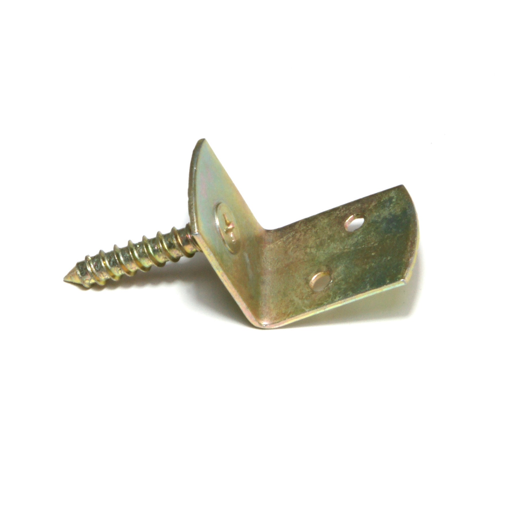 24 Equerres acier à visser gris, H.8 x l.4 x P.3 cm | Leroy Merlin