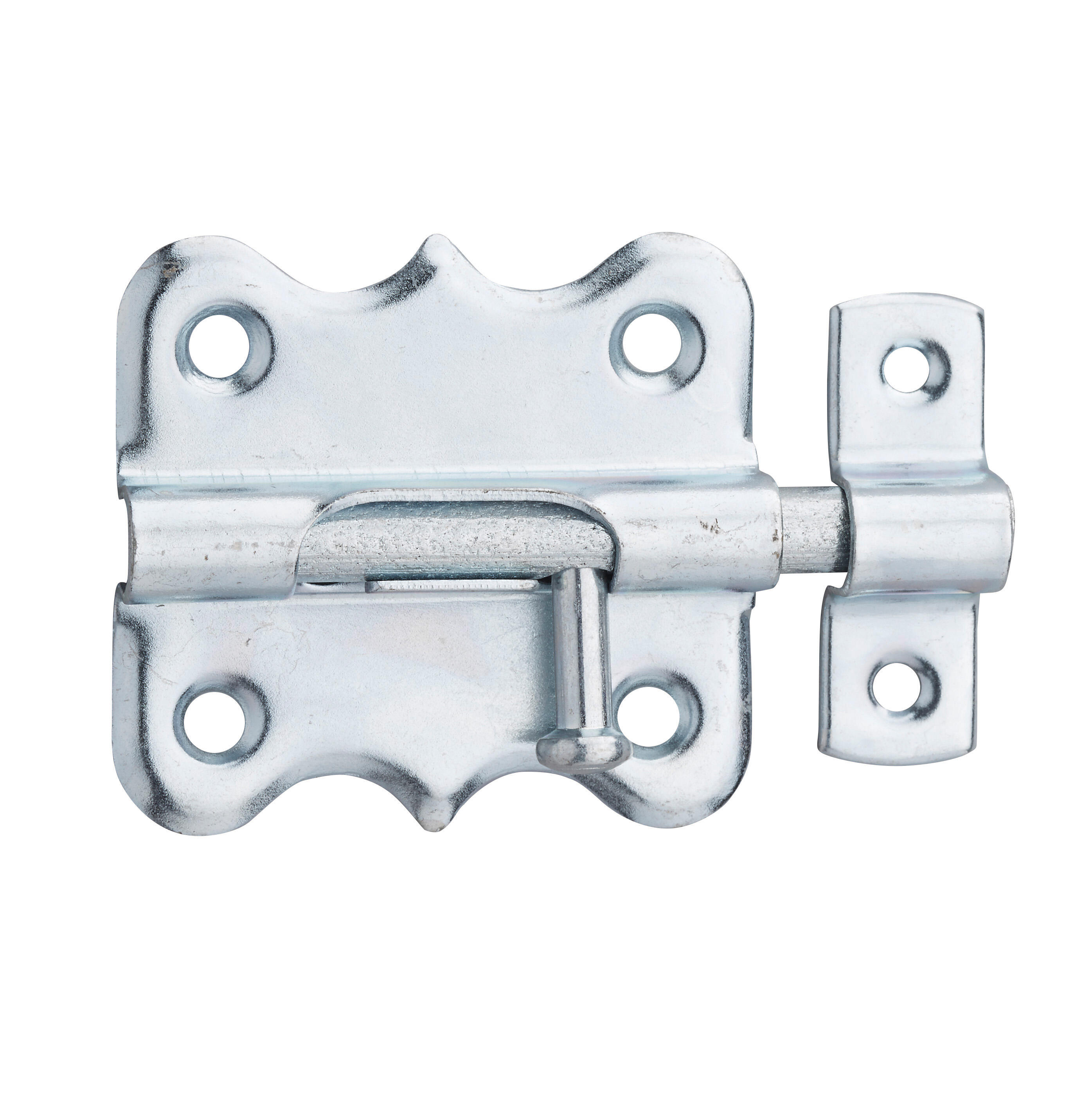 Targette à pêne rond THIRARD, acier zingué gris | Leroy Merlin