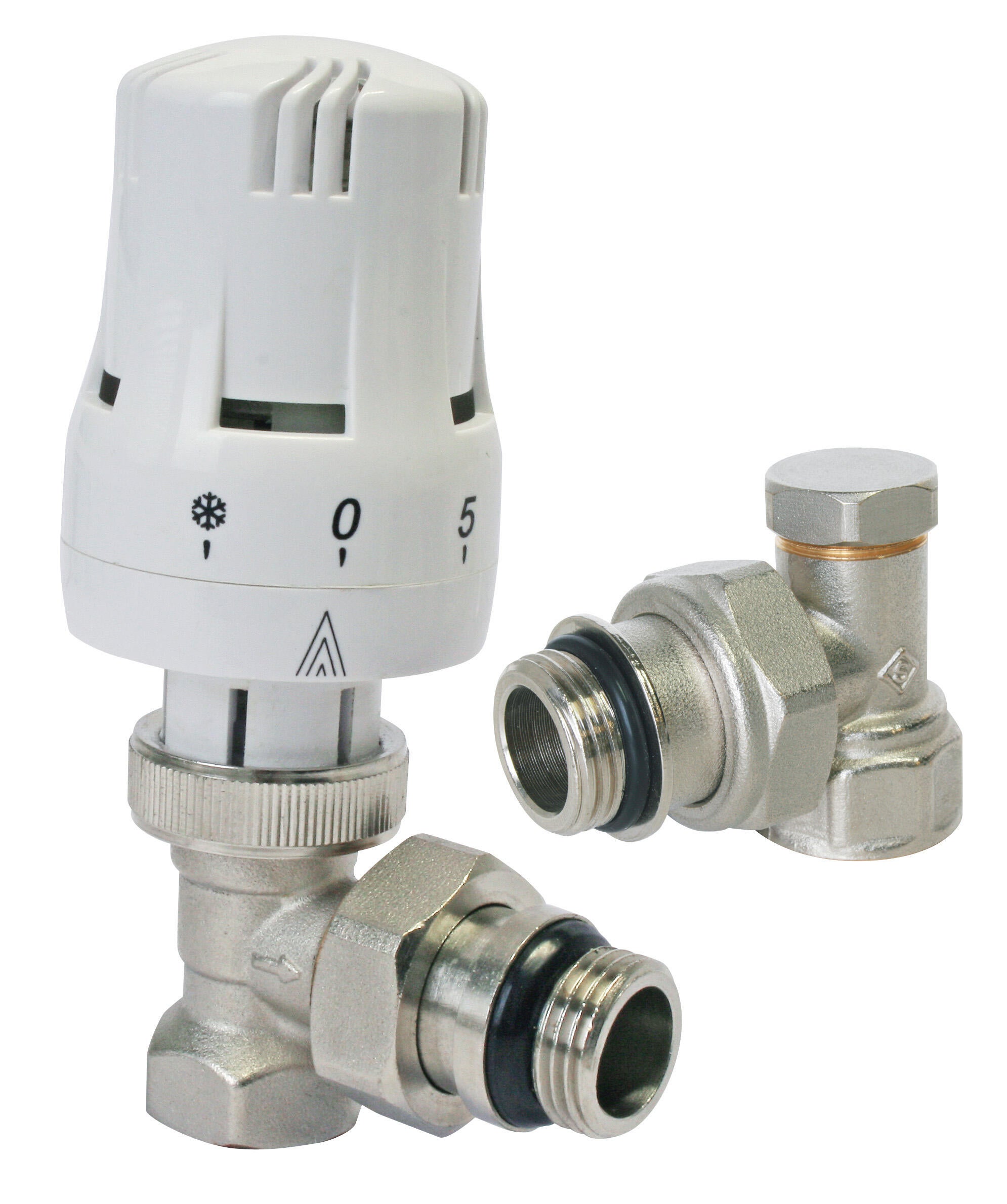 Thermostat et récepteur rectangle métal | Leroy Merlin