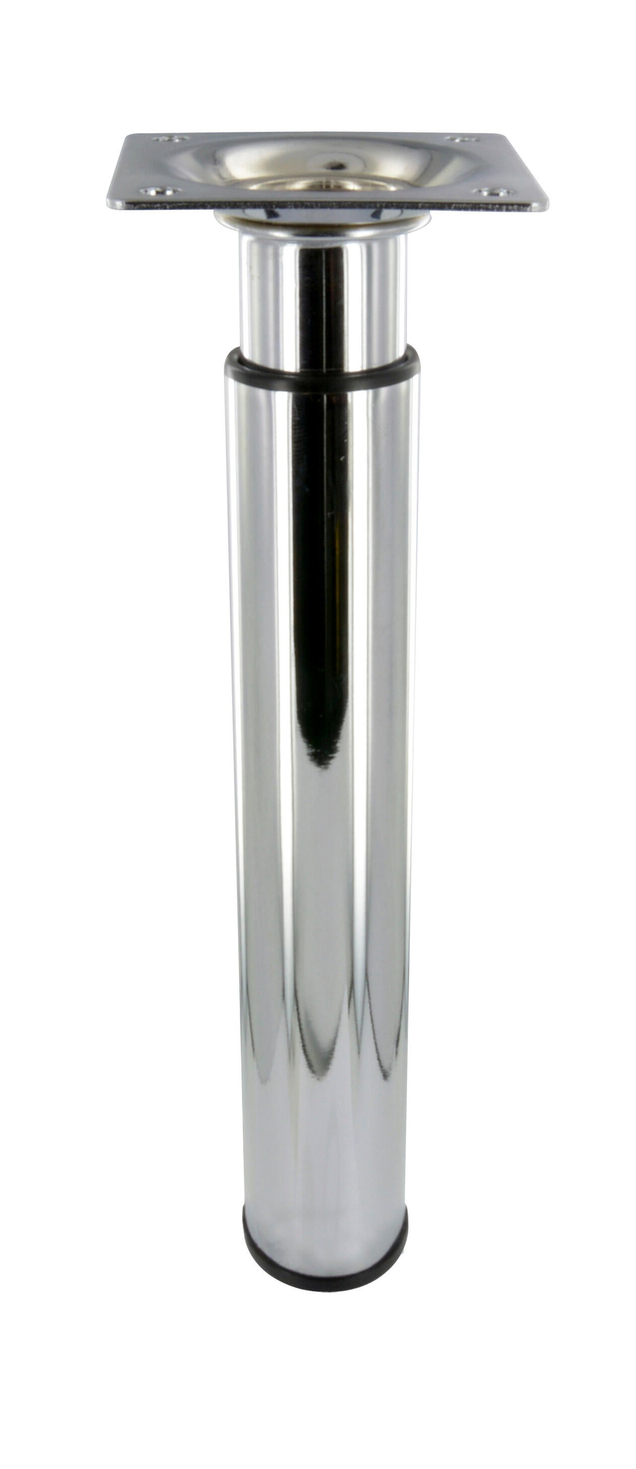 Pied de meuble cylindrique réglable CIME acier chromé Ht. max 35 x Diam ...