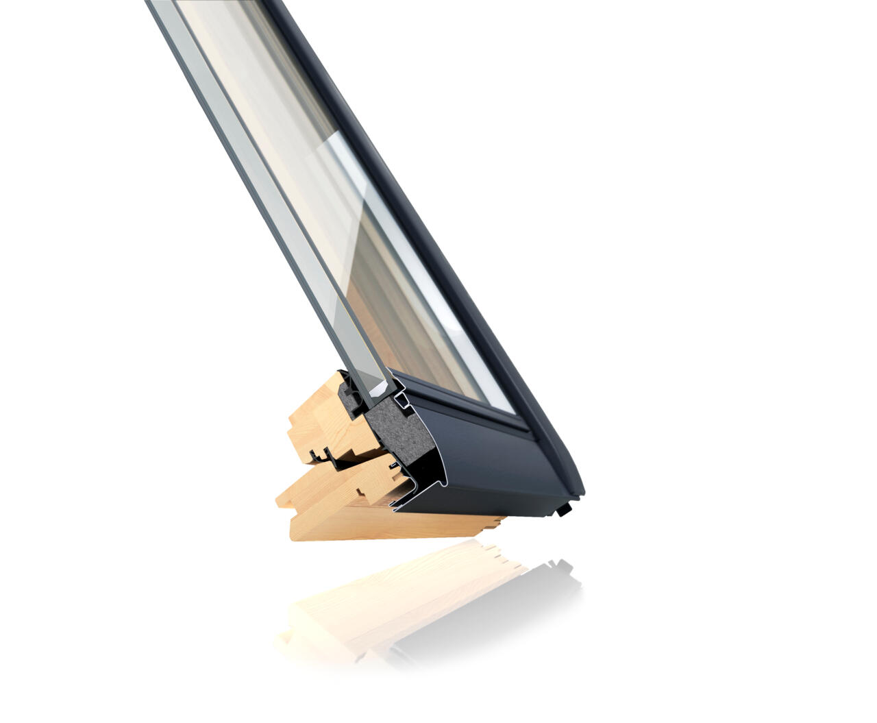 VELUX 114 x 118 Standard ClearFinish bois à rotation GGL SK06 | Leroy ...