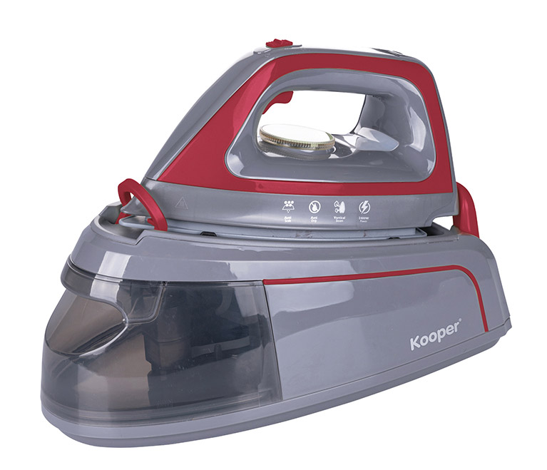 Ferro da Stiro con Caldaia 1,25 Litri 2400W Kooper Rosso | Leroy Merlin