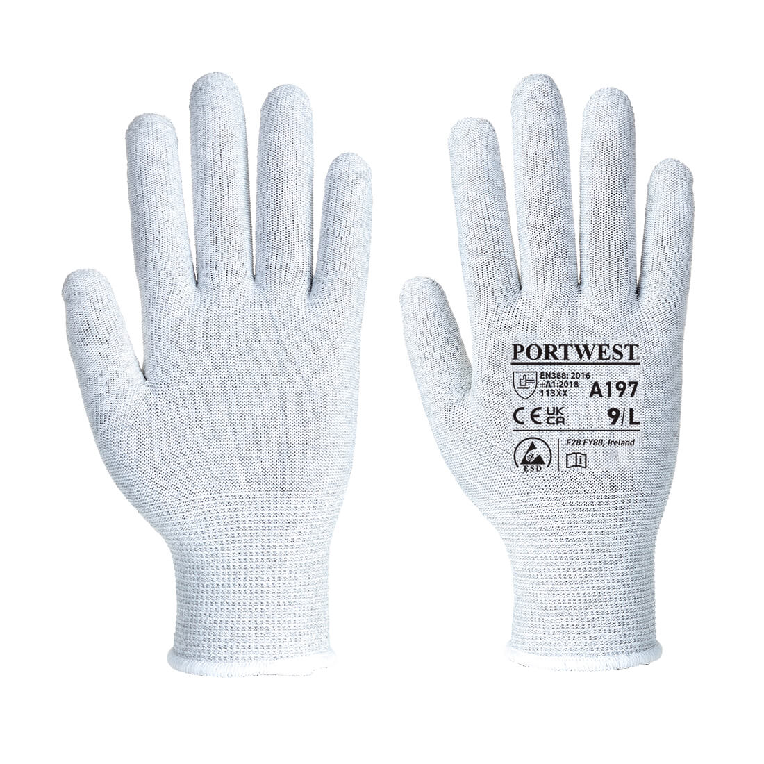 Guantes antiestáticos para ambientes EDS PORTWEST A197 (12 pares) - 12 ...