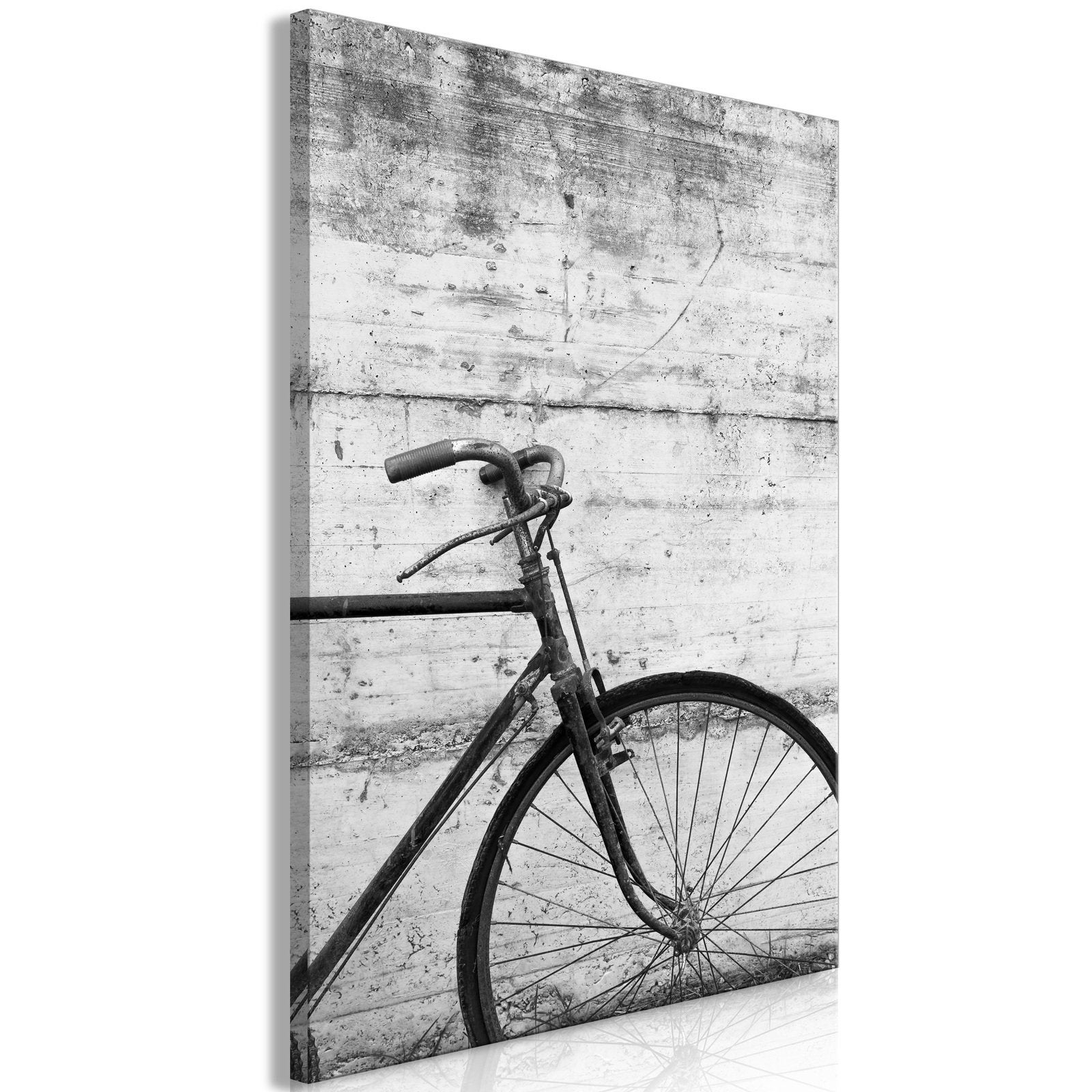 Tableau Vélo Et Béton (1 Partie) Vertical - 80 x 120 cm | Leroy Merlin