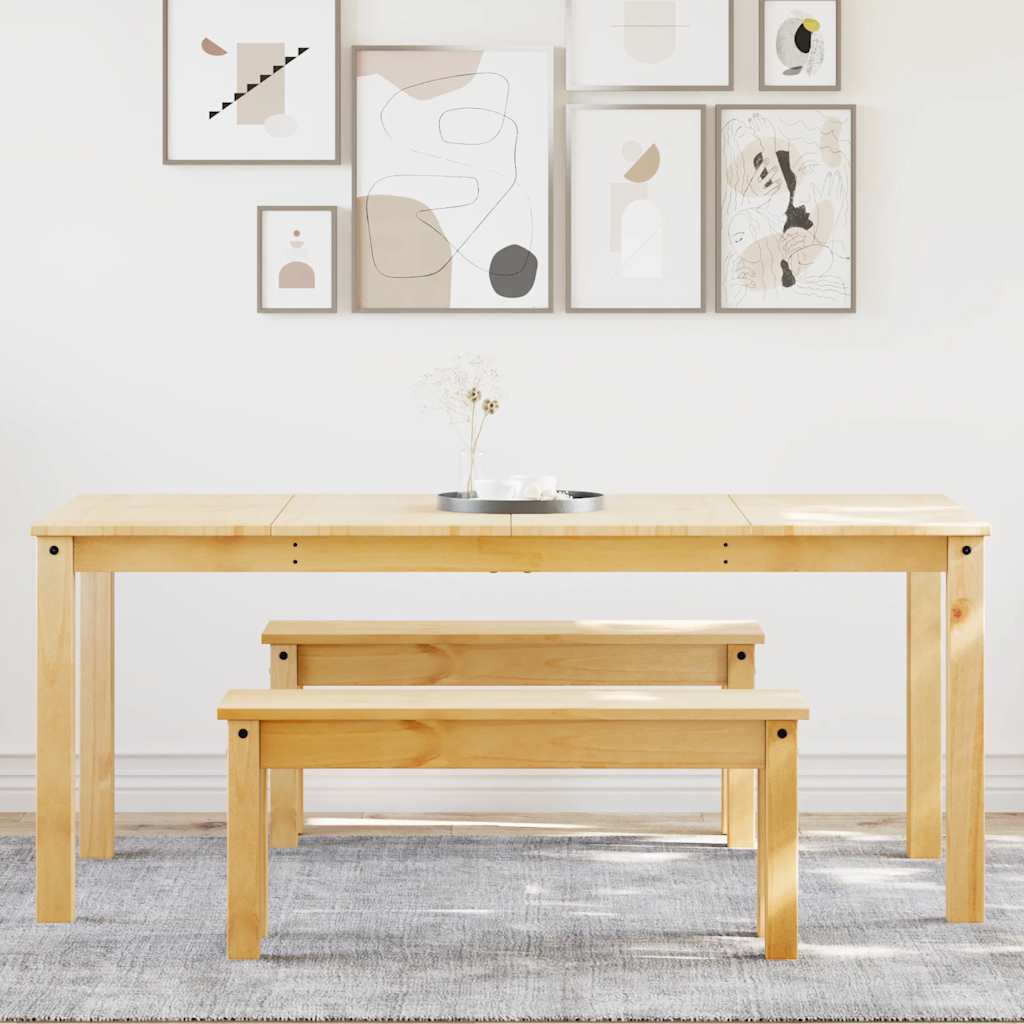 Maison Exclusive - Ensemble à manger Panama 3 pcs bois de pin massif ...