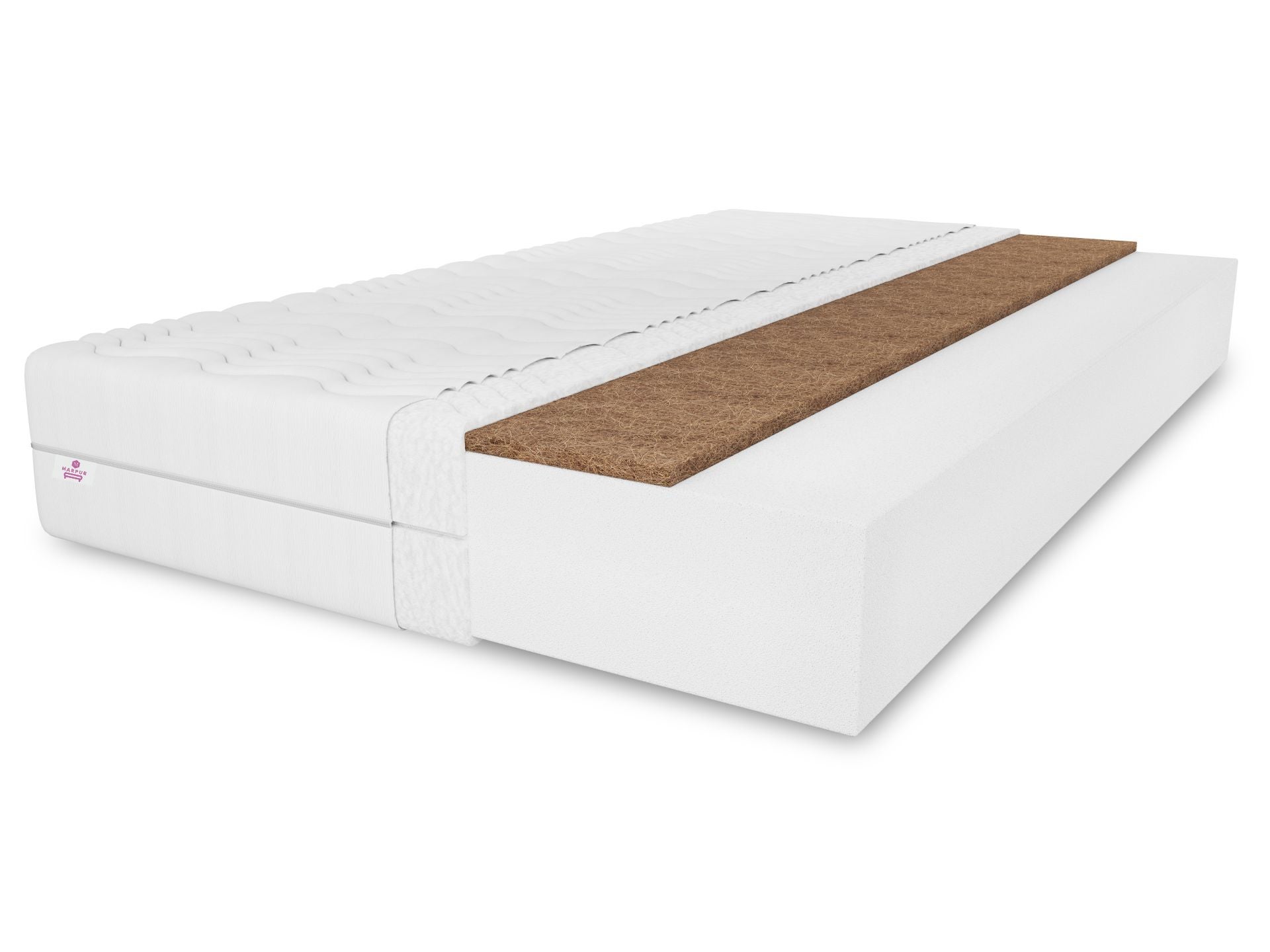 Colchón de espuma de coco plateado 80X200 cm, altura del colchón aprox ...