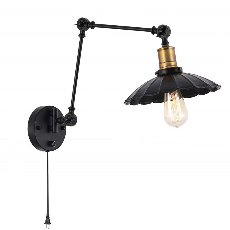 Applique murale en fer forgé,design à bras long.Idéale pour la chambre ...