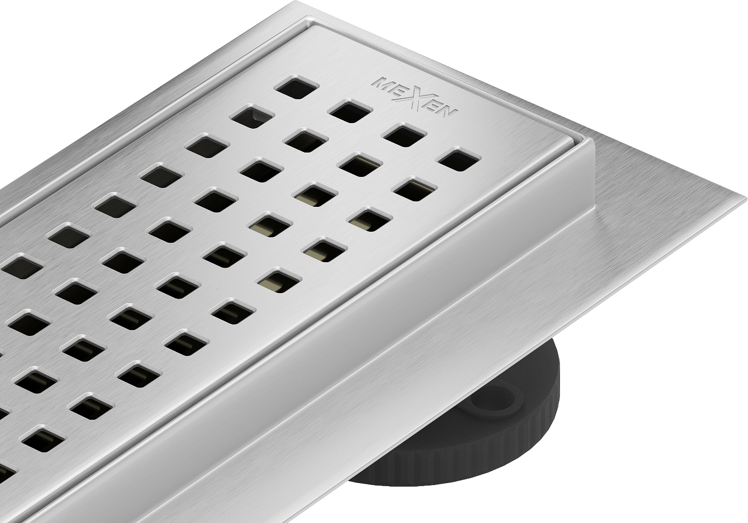 Mexen Flat 360° M08 système d'évacuation linéaire rotatif 100 cm, inox ...