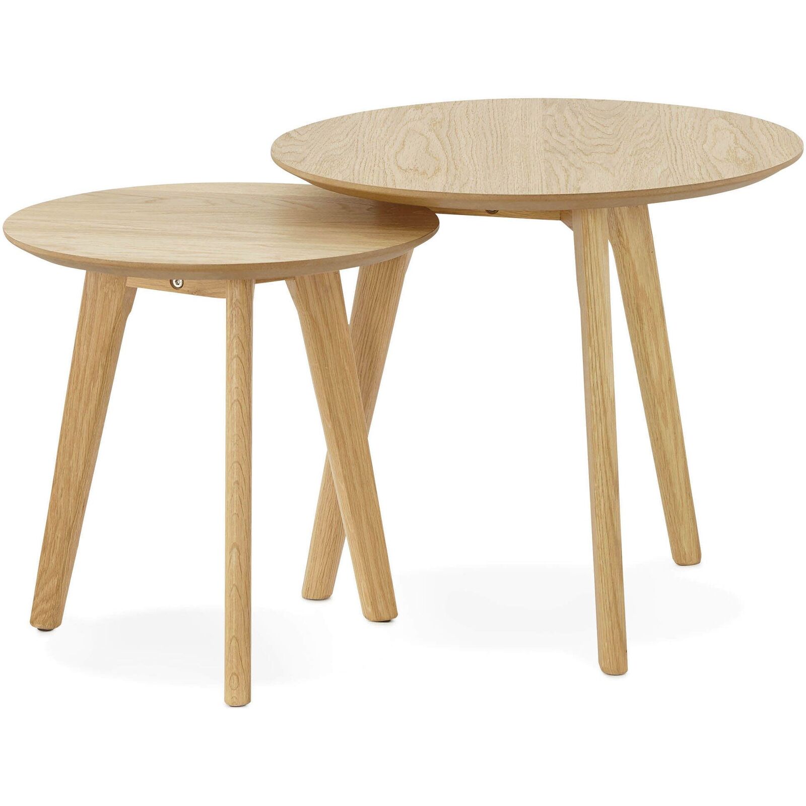 Table gigogne design espino 50 x 50 x 54 cm Bois clair | Leroy Merlin