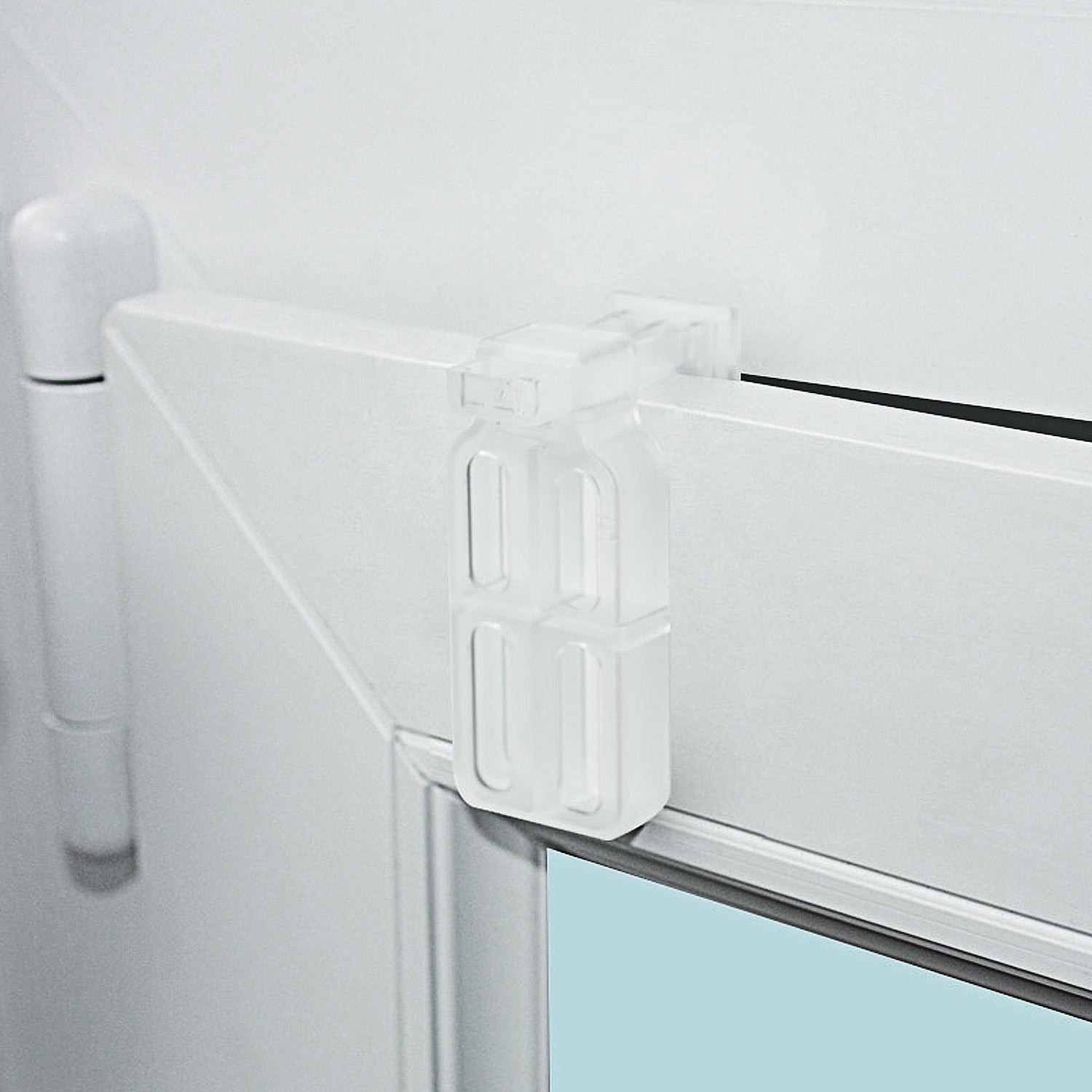 MADECOSTORE Lot de 3 de fixations sans percer à serrer en PVC pour ...