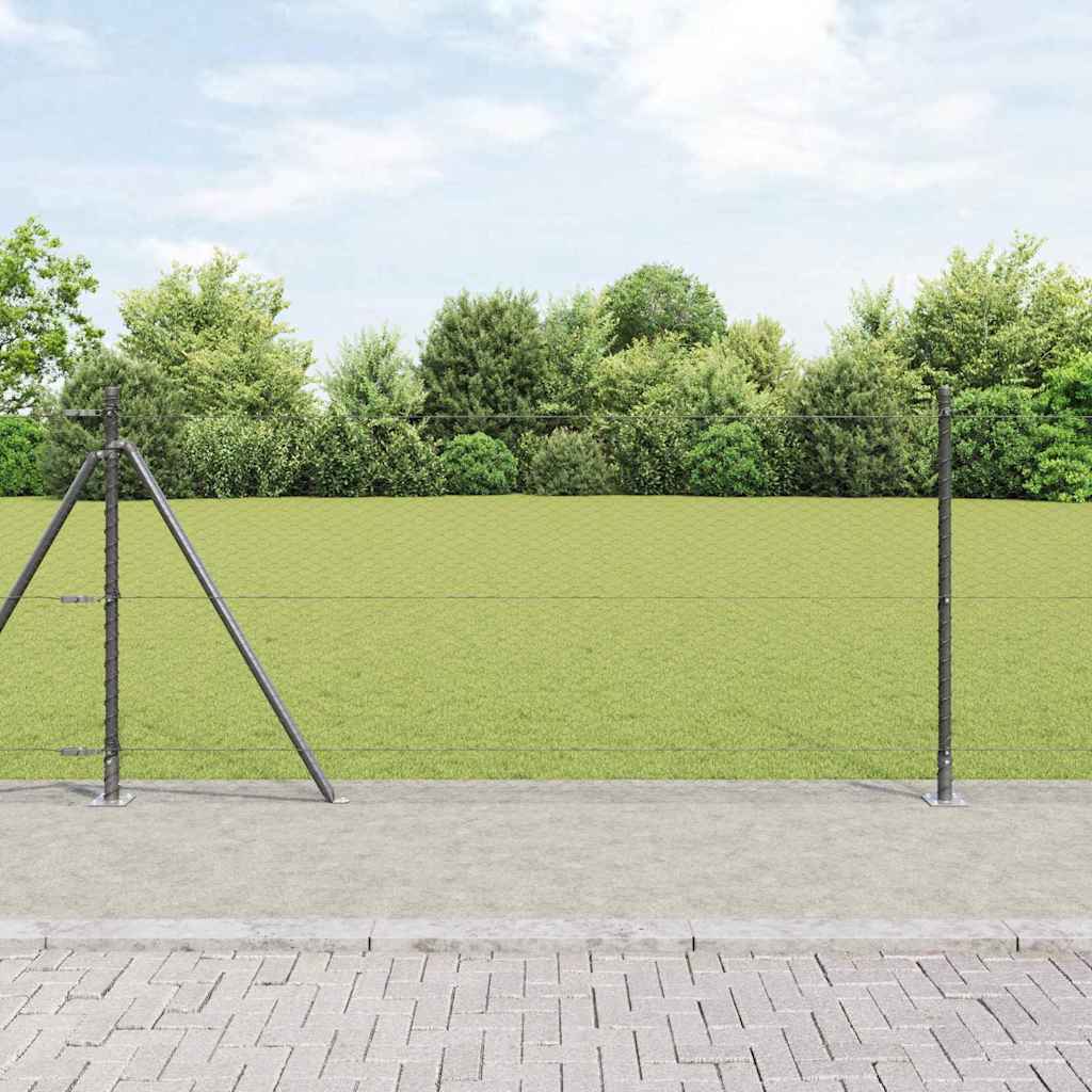 Valla hexagonal exterior con base de concreto 25 x 1 m Gris | Leroy Merlin