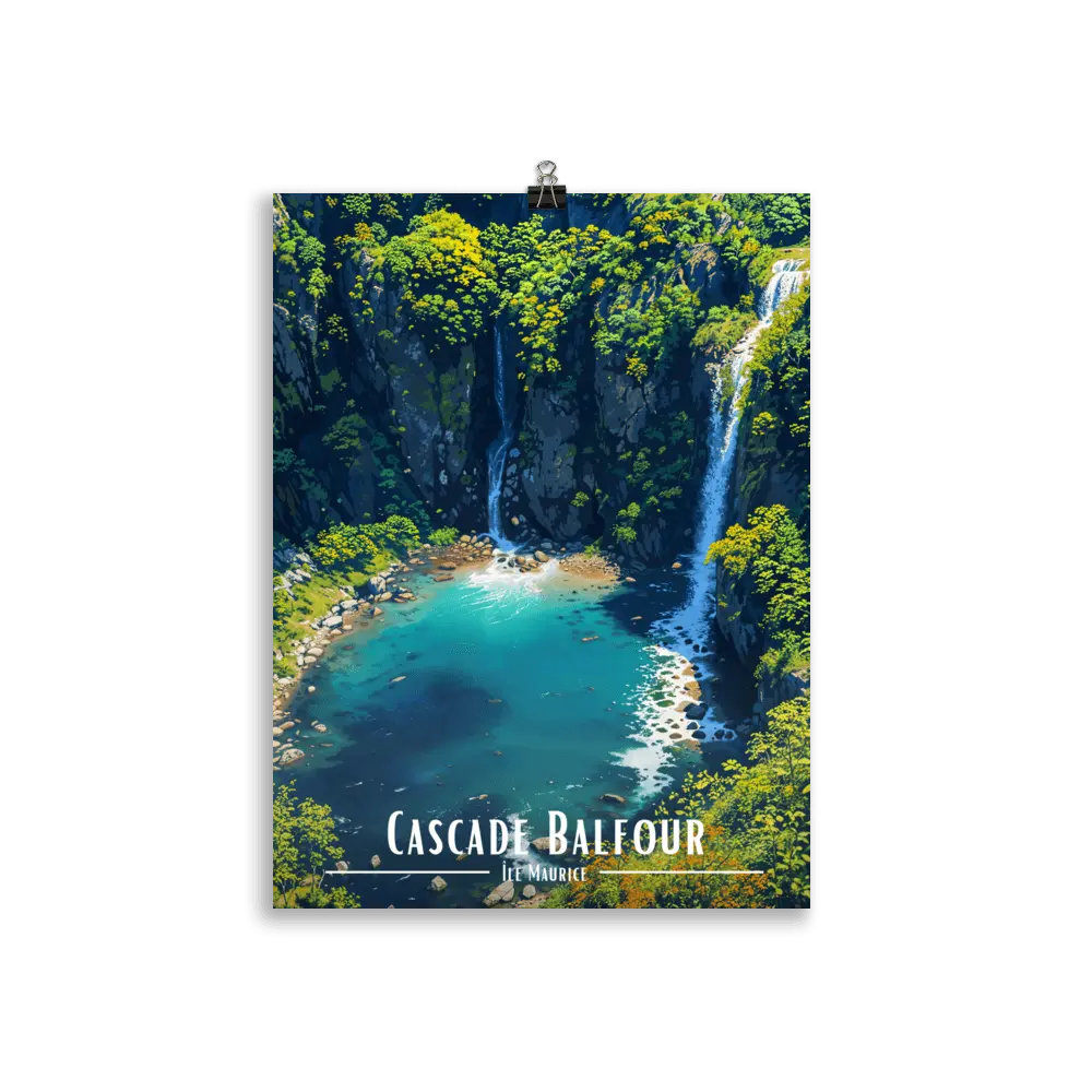 Affiche de Maurice 'Cascade Balfour' | Leroy Merlin