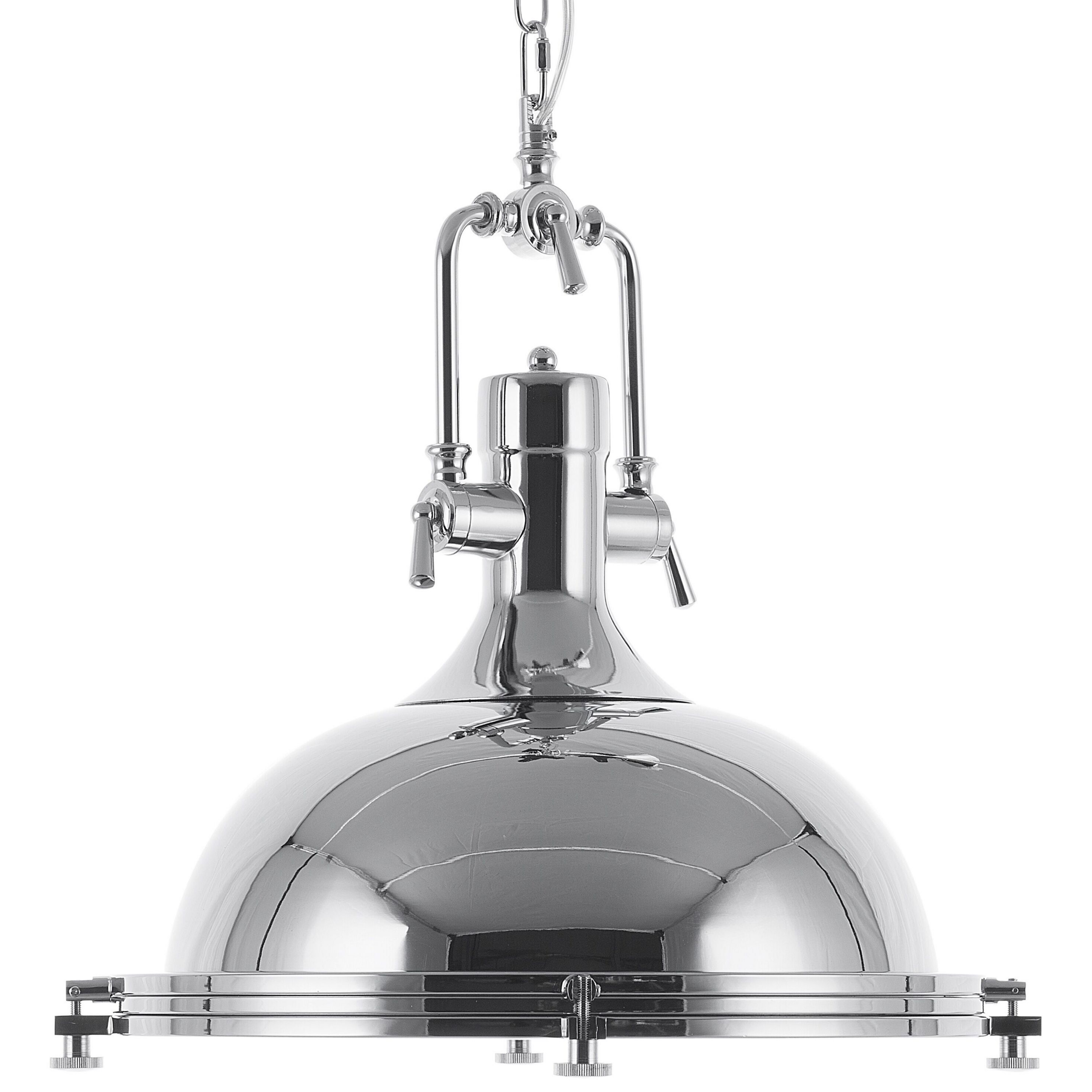 Beliani Lámpara colgante plateada EBRON | Leroy Merlin