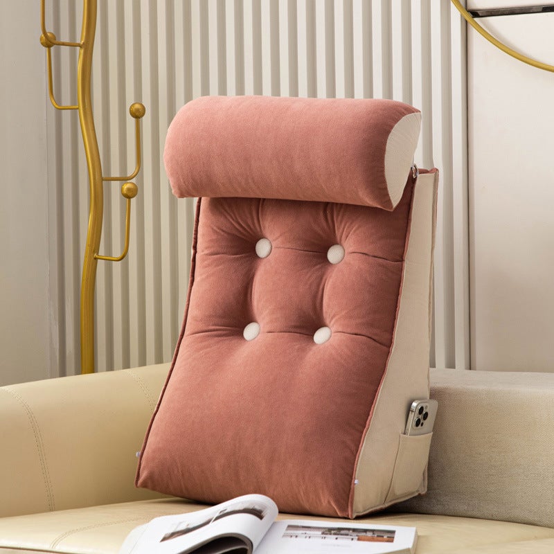 Coussin multifonctionnel, soutien lombaire, oreiller de lecture, avec ...