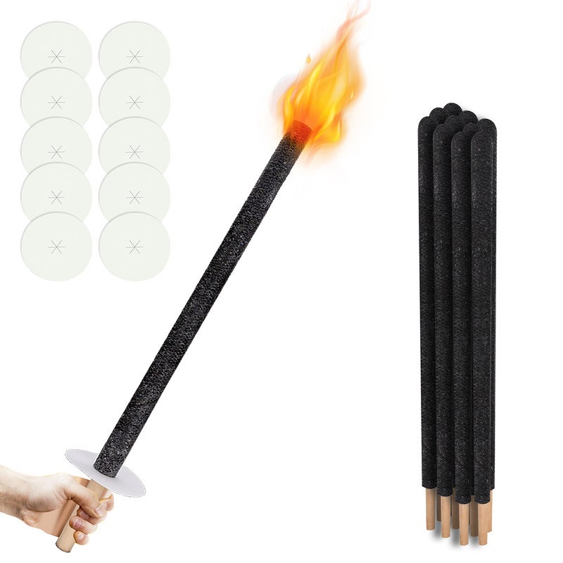 Antorchas de Cera Antorchas de Jardín Antorchas de Cera Natural con ...