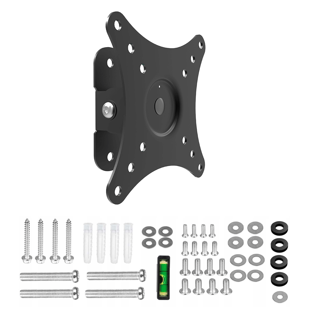 A-PEQ APS-22B Support TV Murale Inclinable 10-27 pouces noir - Support ...