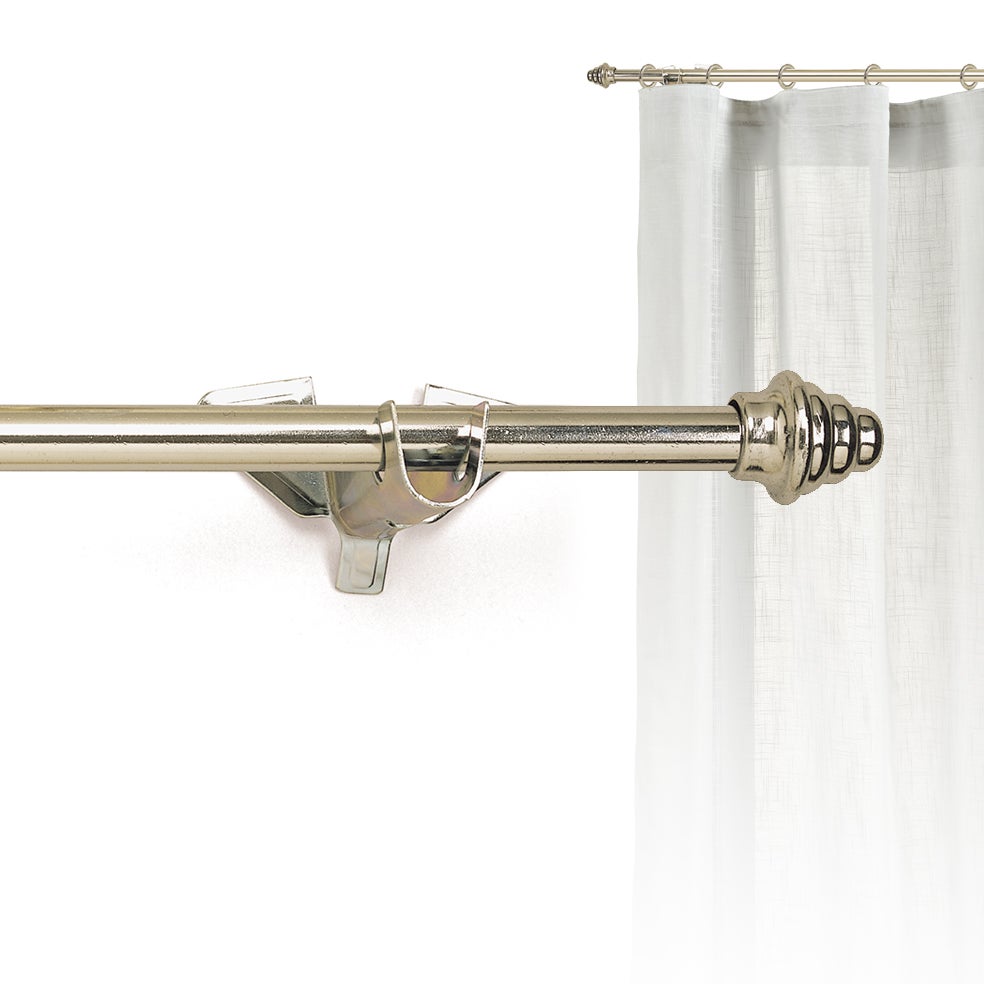 Kit de Tringle à rideau en métal Ø12mm Pyramidal Avec anneaux ...