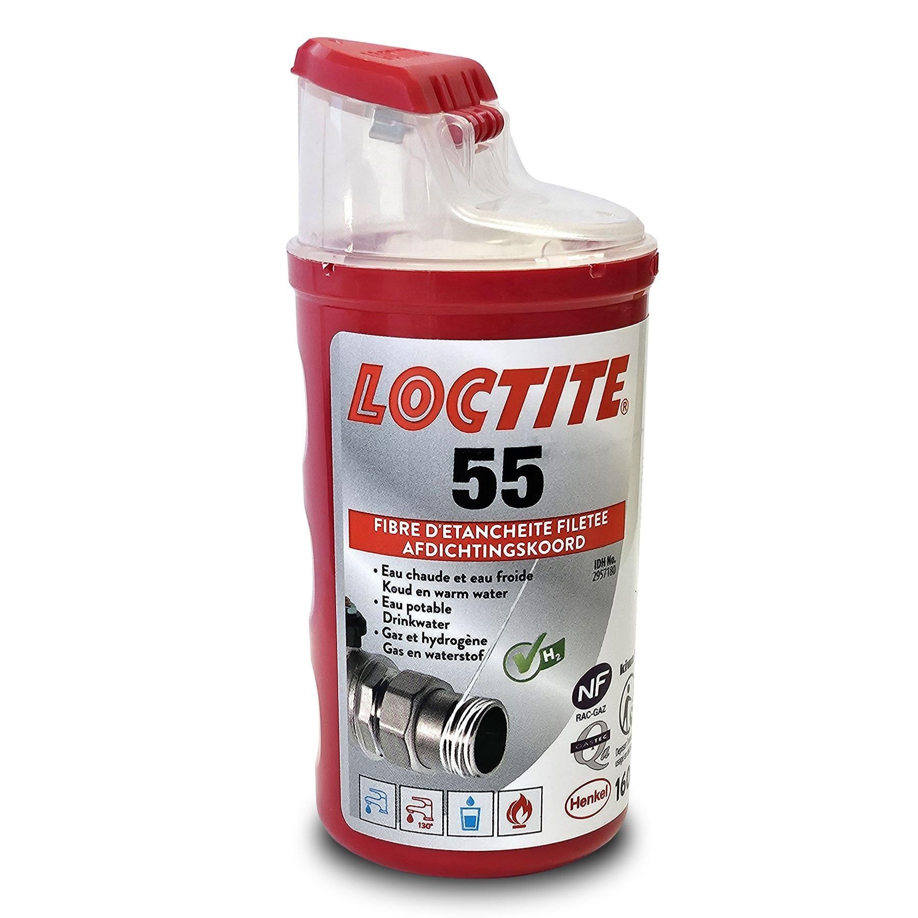 LOCTITE 55 FIL D'ETANCHEITE POUR FILETAGE 160 mètres | Bricoman