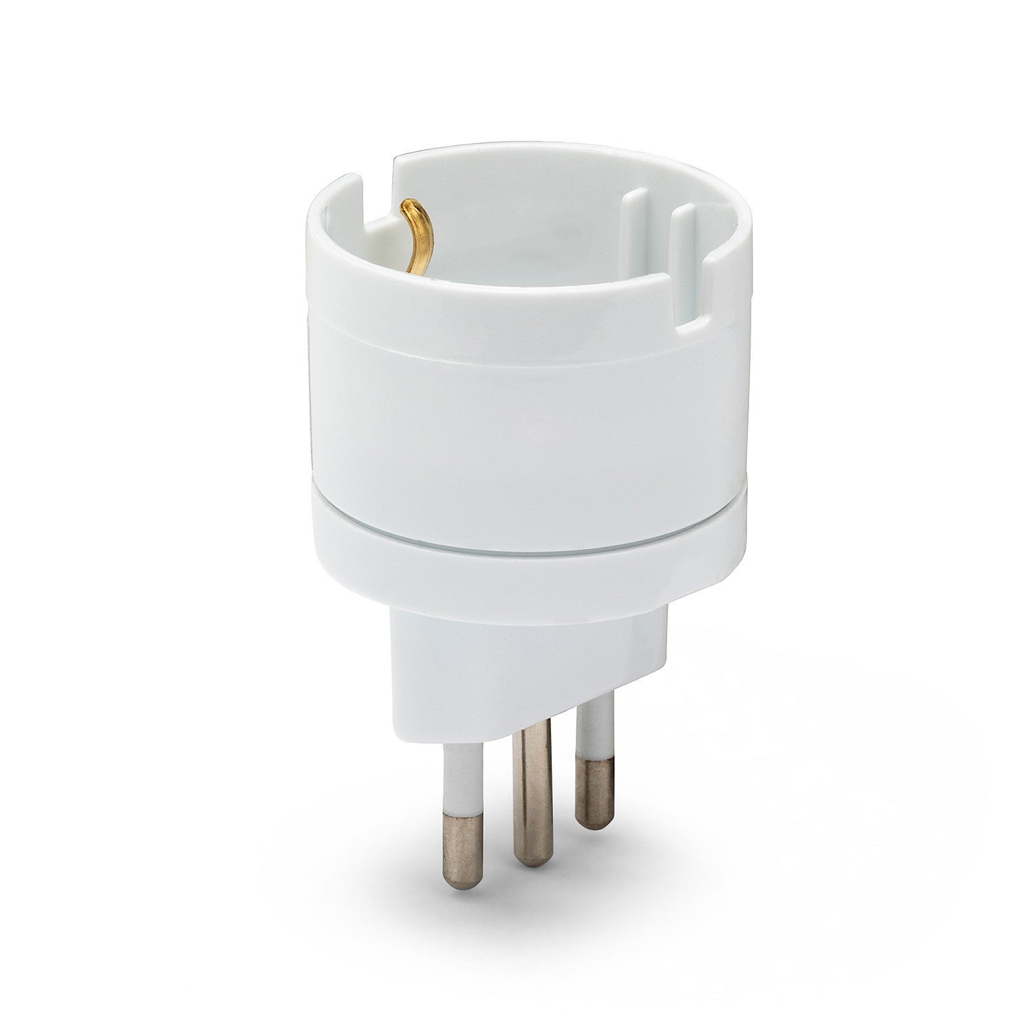 Adaptateur italien: prise Schuko vers petite fiche 10A | Leroy Merlin