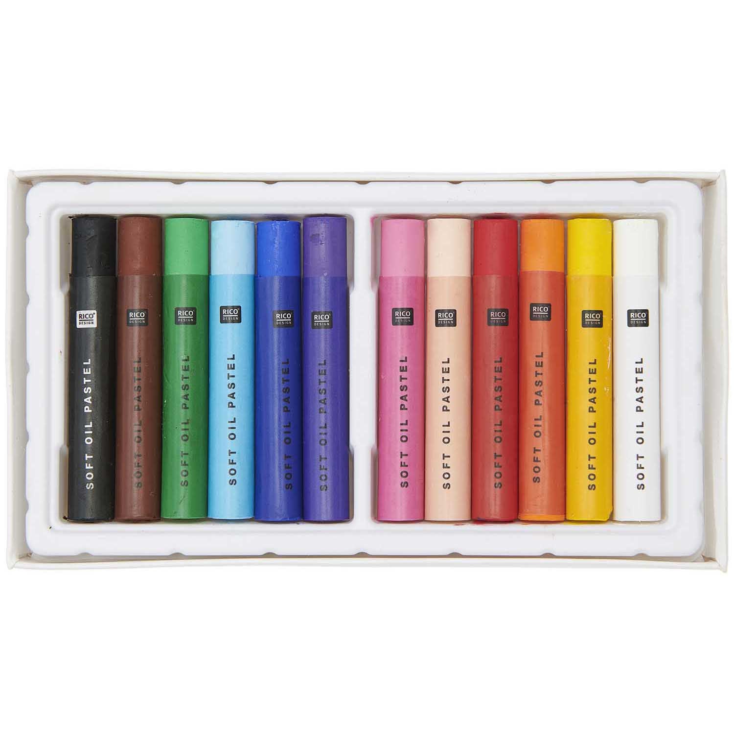 Pastels à l'huile 12 couleurs - Rico Design | Leroy Merlin