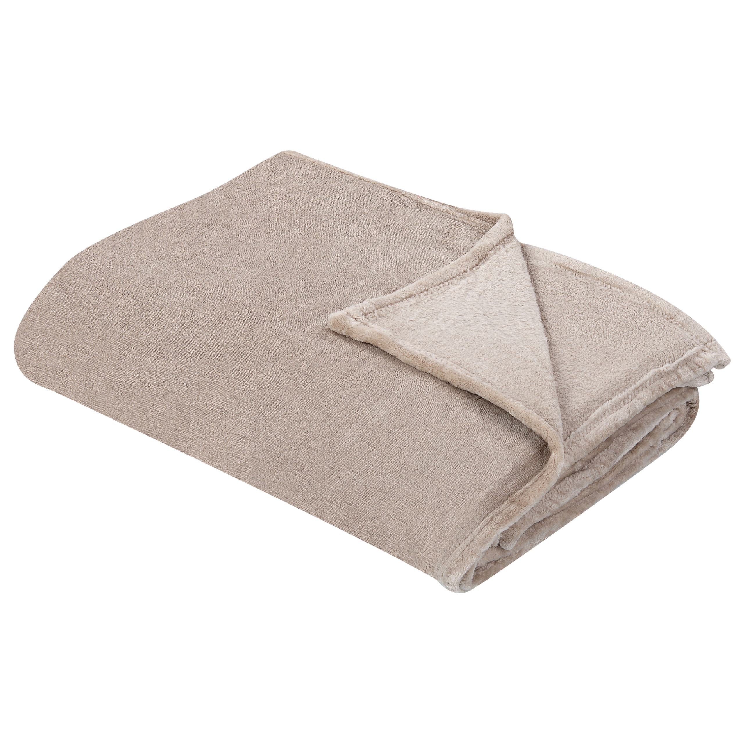 Couverture BAYBURT 150 x 200 cm Beige | Leroy Merlin