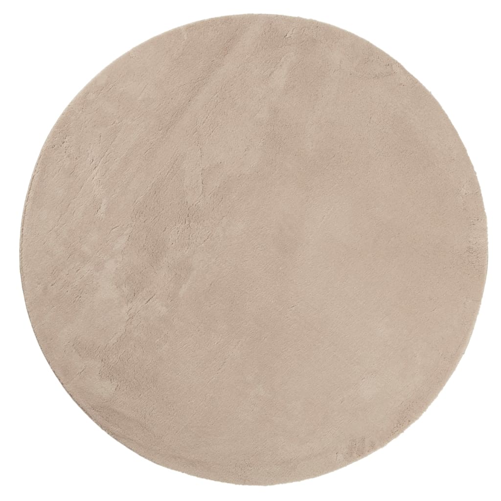 Tapis à poils ras doux lavable HUARTE sable ? 200 cm | Leroy Merlin
