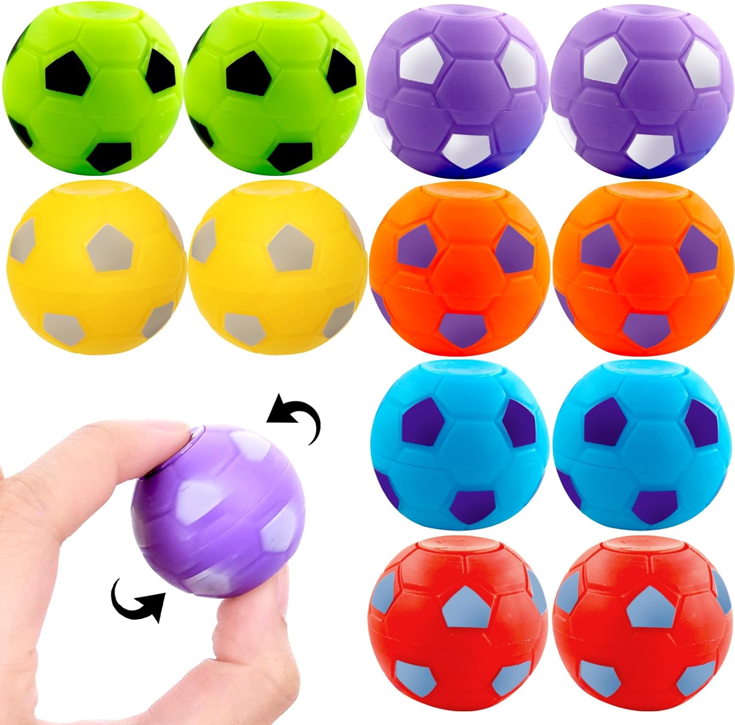 Lot 12 mini balles football rotatives – enfants & adultes | Leroy Merlin