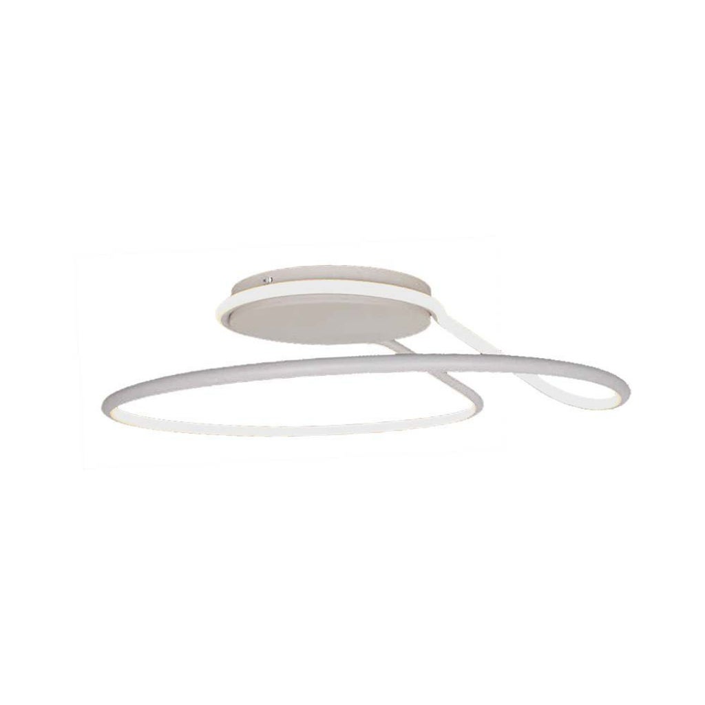 Lustre LED Design Moderne Rond 54W Aluminium Dimmable TRIAC Couleur ...
