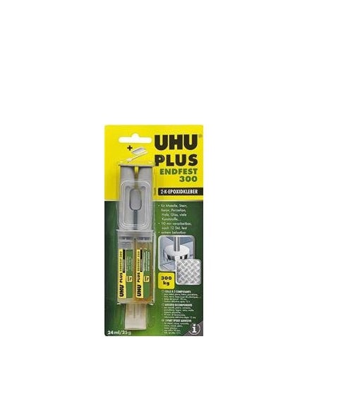 Uhu 45650 - 2-komponentenkleber Plus Endfest, Avec 2 Mélangeurs Faciles ...