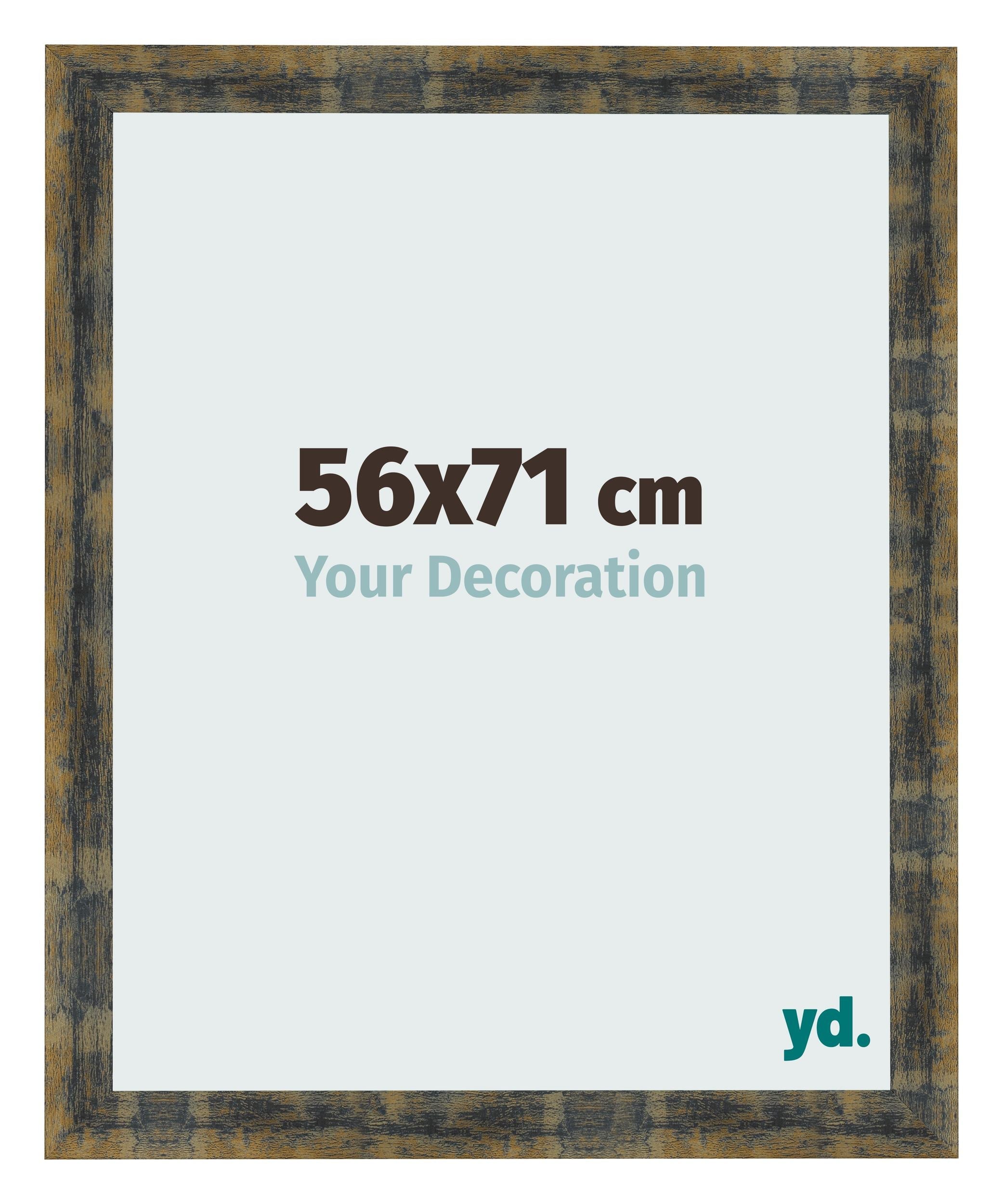 Yd. Cadre photo 56x71 cm - Bleu Or Melange - MDF - Pisa | Leroy Merlin