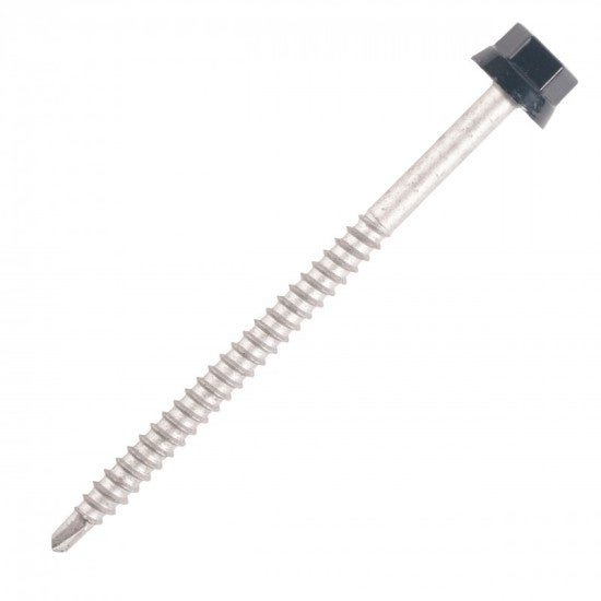 Vis bac acier SCELL-IT sommet nervuré Support métal ZED - Ø6.3 x 160 mm ...