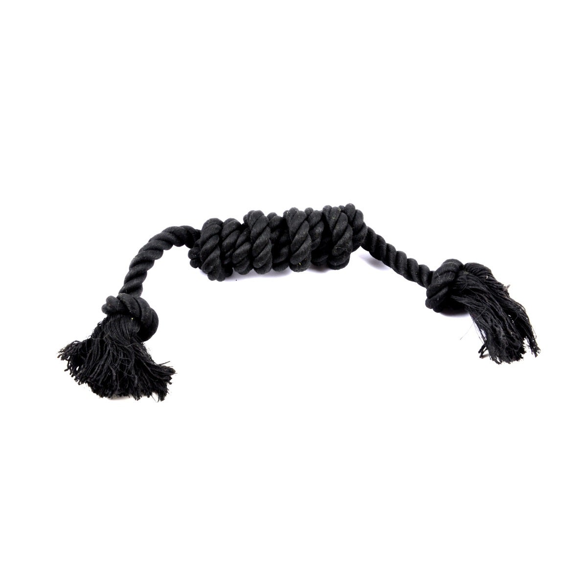 Jeu corde multi noeuds noir pour chien | Leroy Merlin