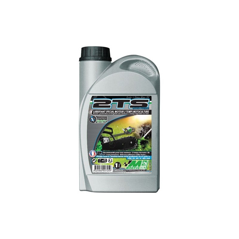 HUILE 2 TEMPS SYNTHESE 1L MINERVA MINERVA OIL - B2TS00/C12M1 | Leroy Merlin