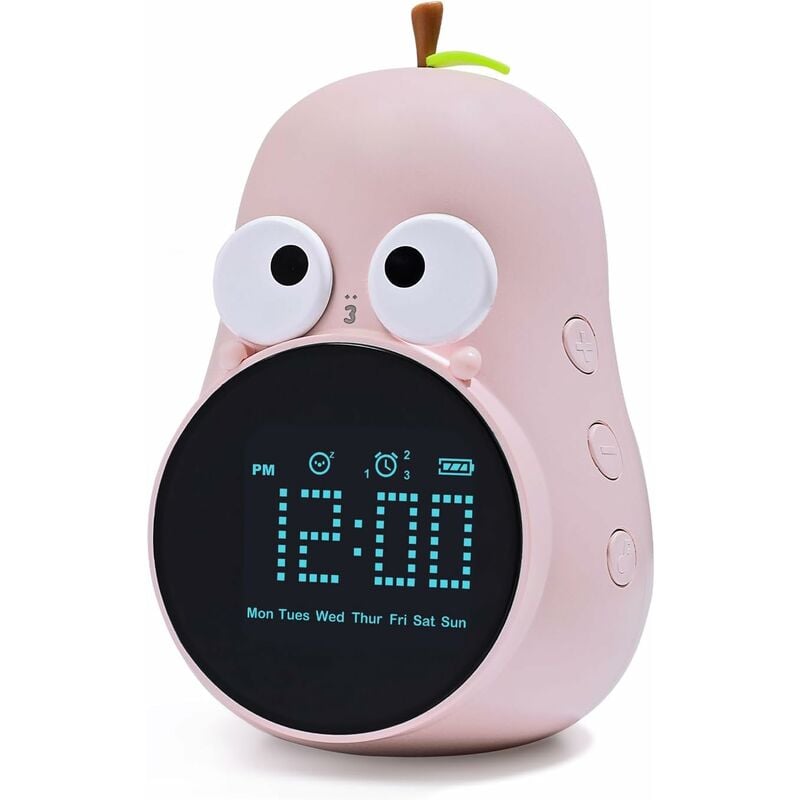 Réveil pour enfants, lampe mignonne, ampoule, lampe de chevet créative ...