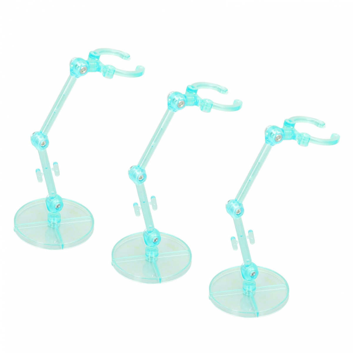 Lot de 10 supports de figurines d'action en plastique translucide pour ...