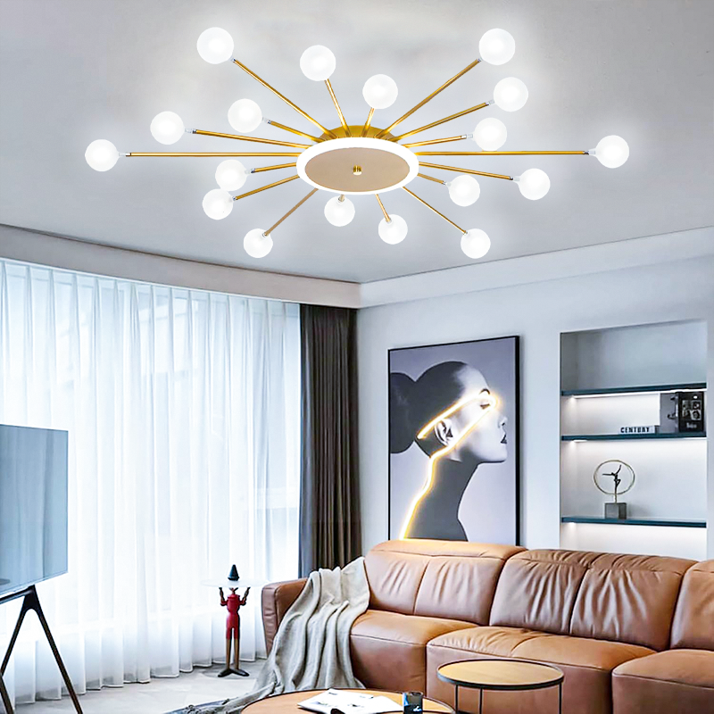 Lámparas de techo LED, Lámpara de araña moderna, Lámpara Sputnik de ...