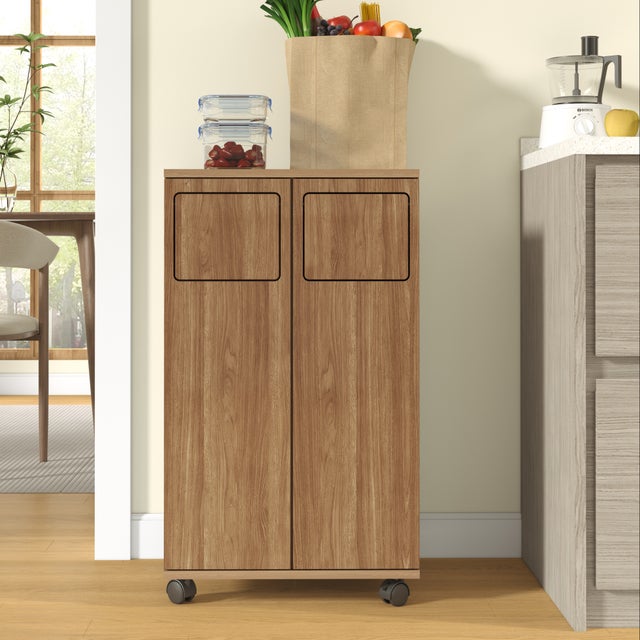 Mueble cubo basura: Ahorra espacio y organiza reciclaje