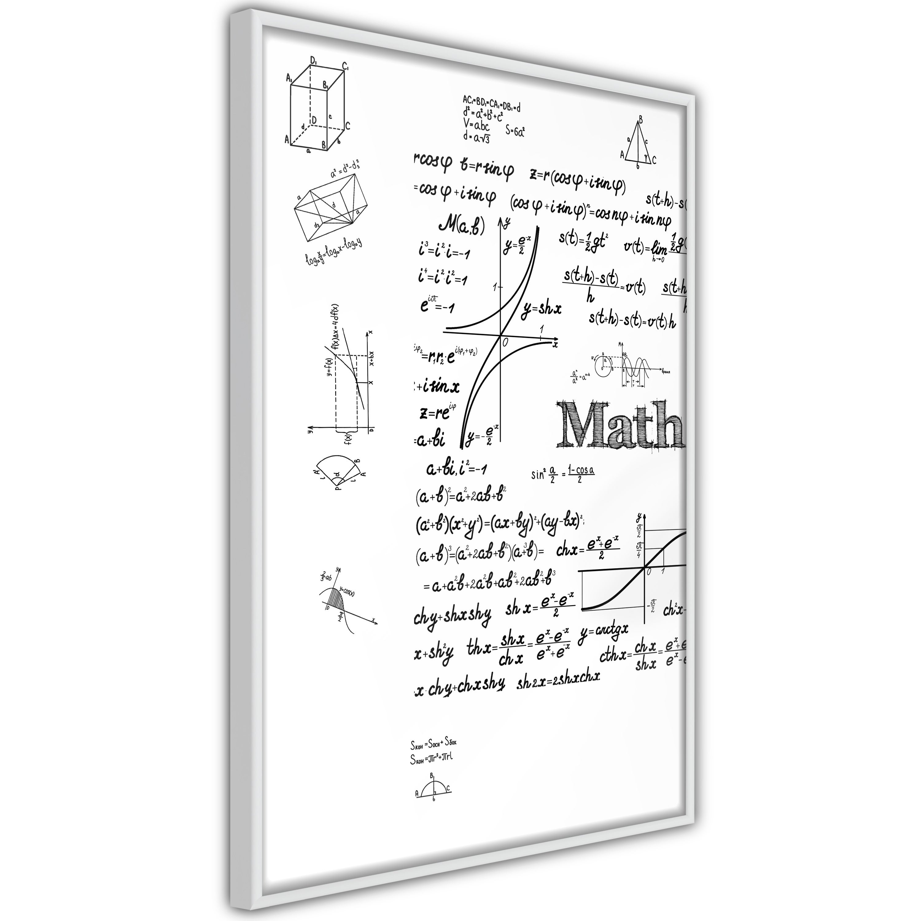 Poster et affiche - Math Formulas - 30x45 | Leroy Merlin